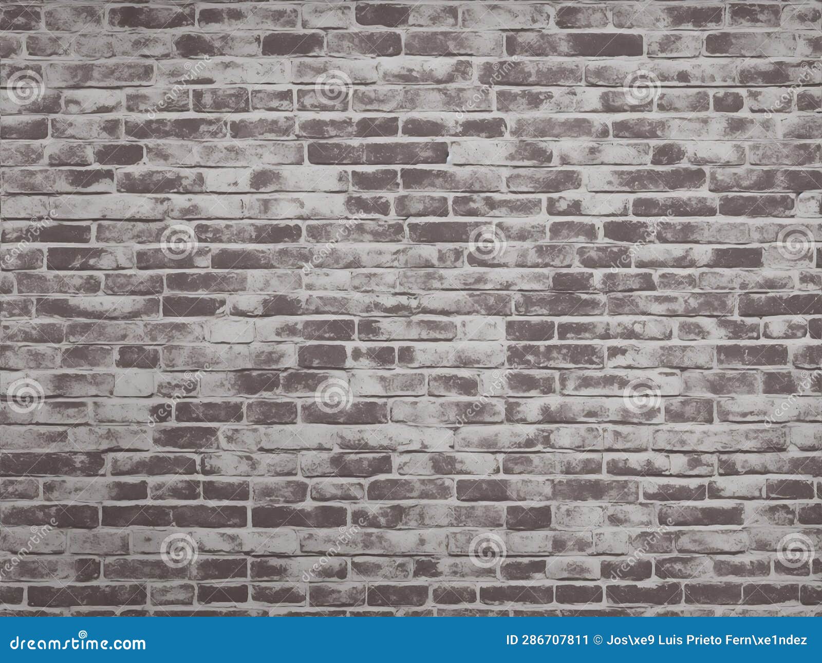 A Slightly Weathered Brick Wall Stock Illustration - Illustration of ...