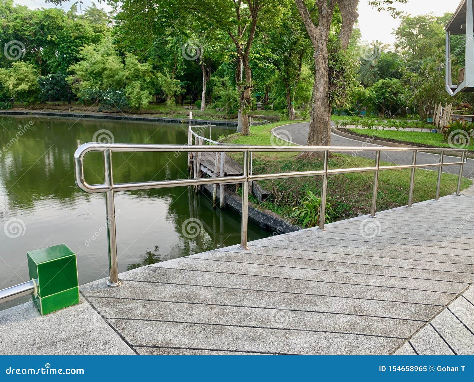 The Horizontal Image of Stainless Steel Rail for Stretching after ...