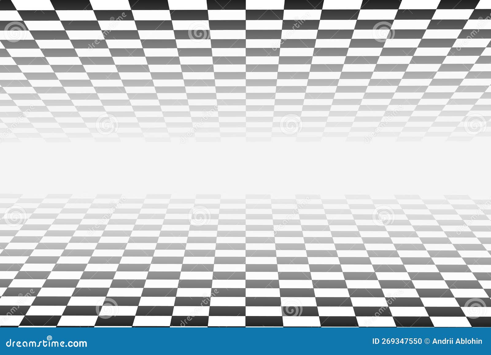 Horizontal Infinity Floor And Ceiling Checkered Textures In Perspective ...