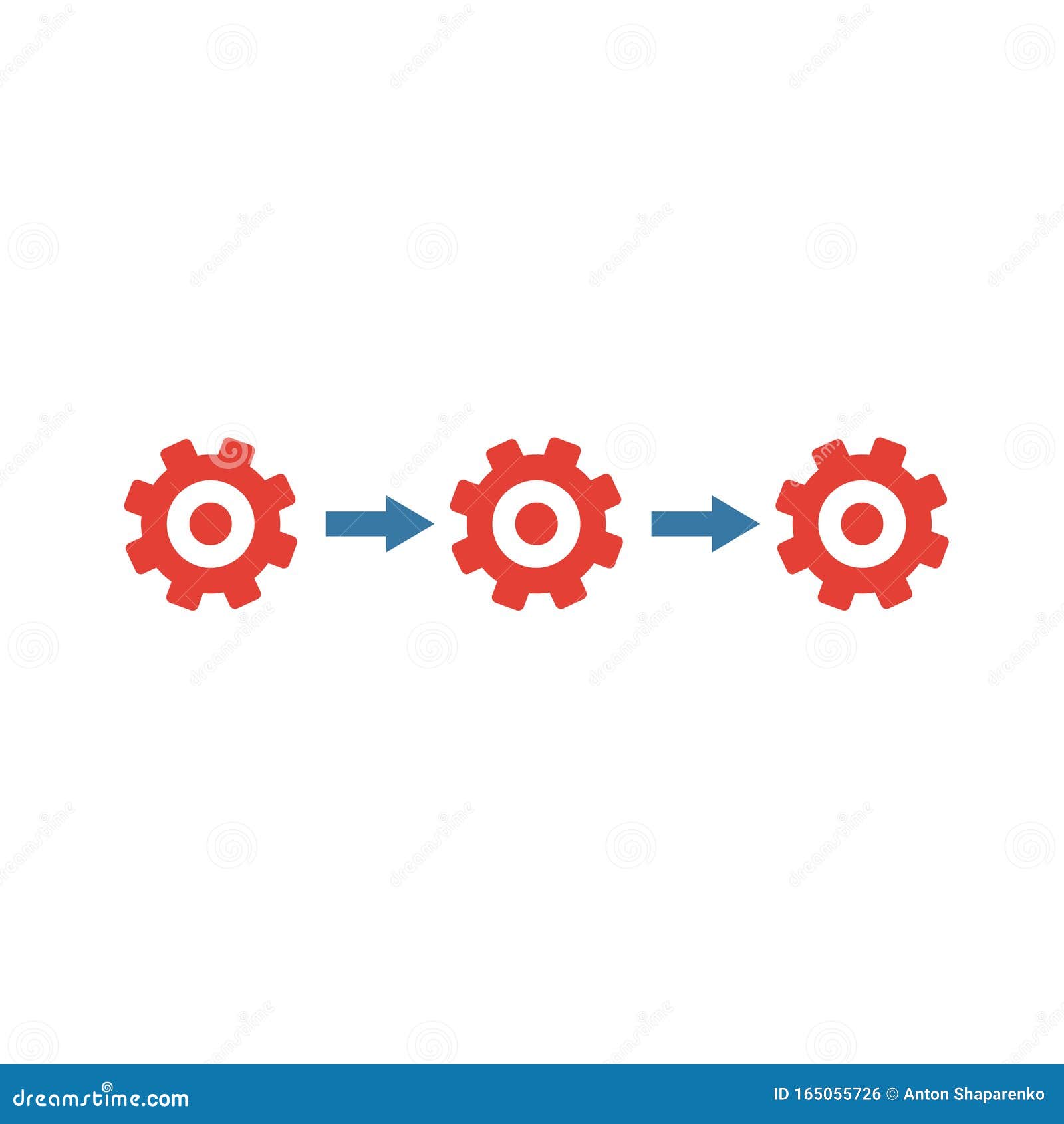 Horizontal Integration Icon. Colored Simple Elements from Industry 4.0 ...