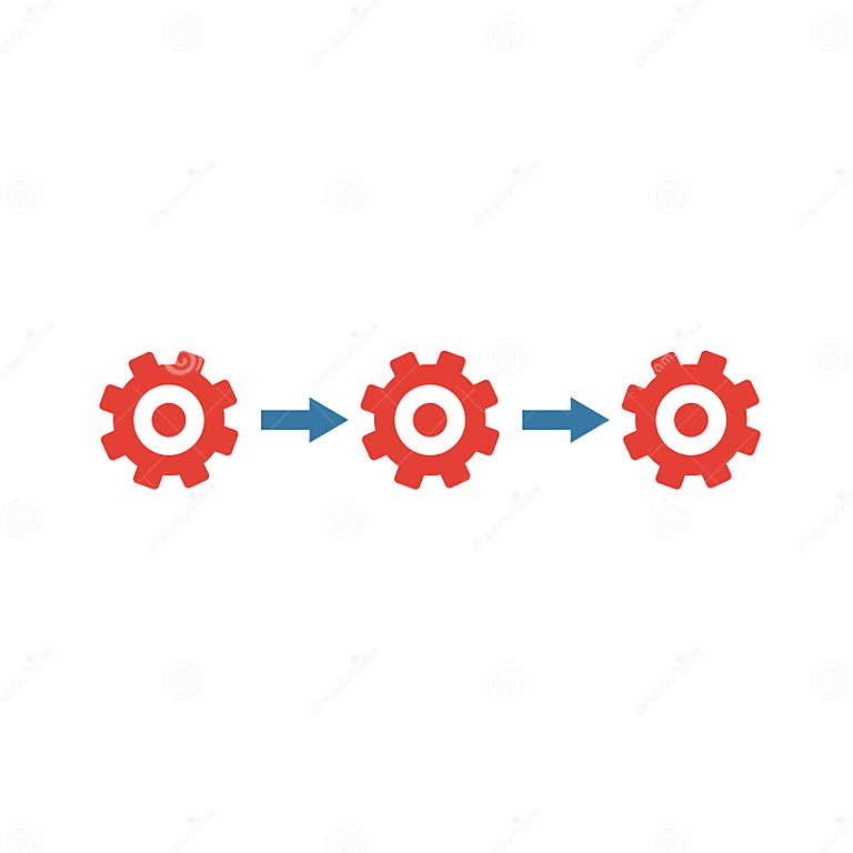 Horizontal Integration Icon. Colored Simple Elements from Industry 4.0 ...