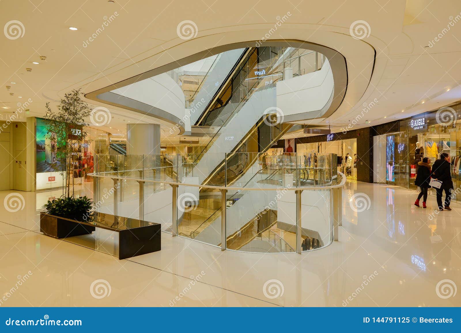 Horizontal Interior Of IFS Plaza,Chengdu Editorial Photo ...