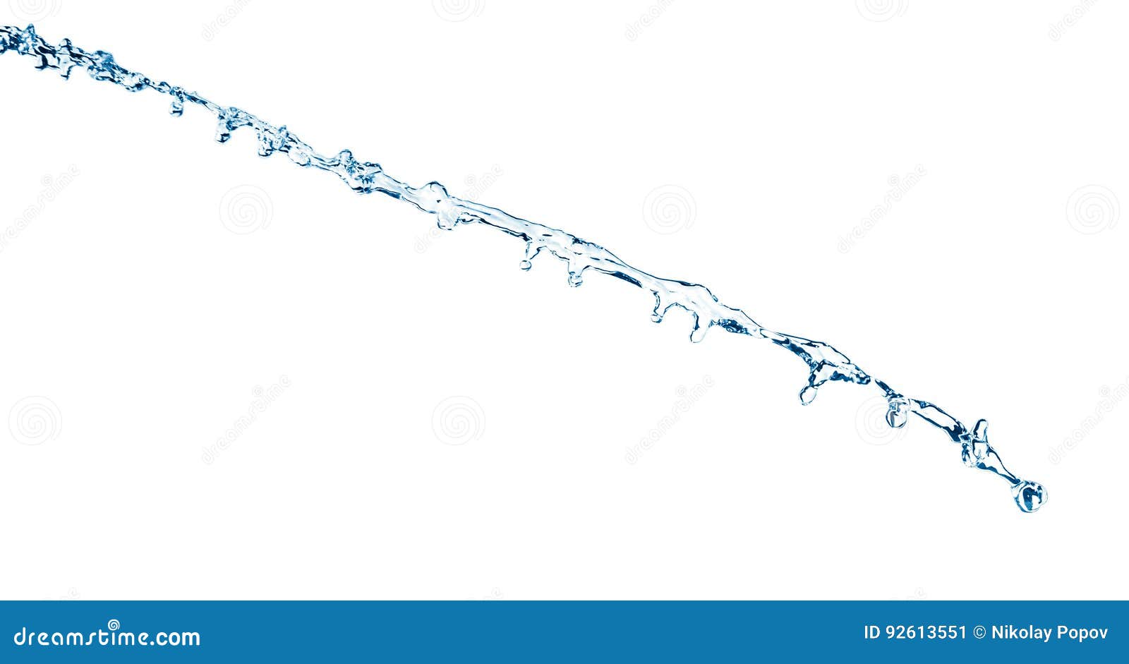 Horizontal jet of water stock image. Image of effects - 92613551