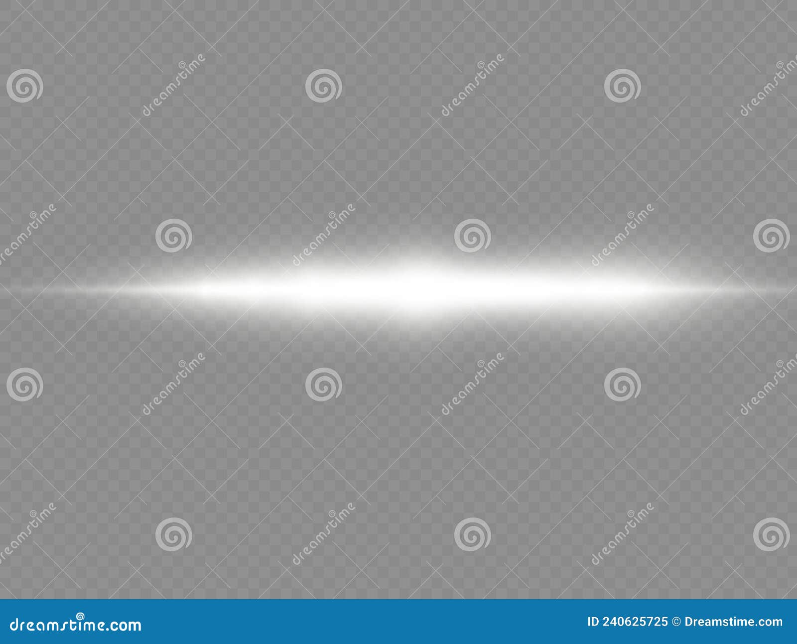 Horizontal Light Rays, Flash White Horizontal Line Stock Vector ...