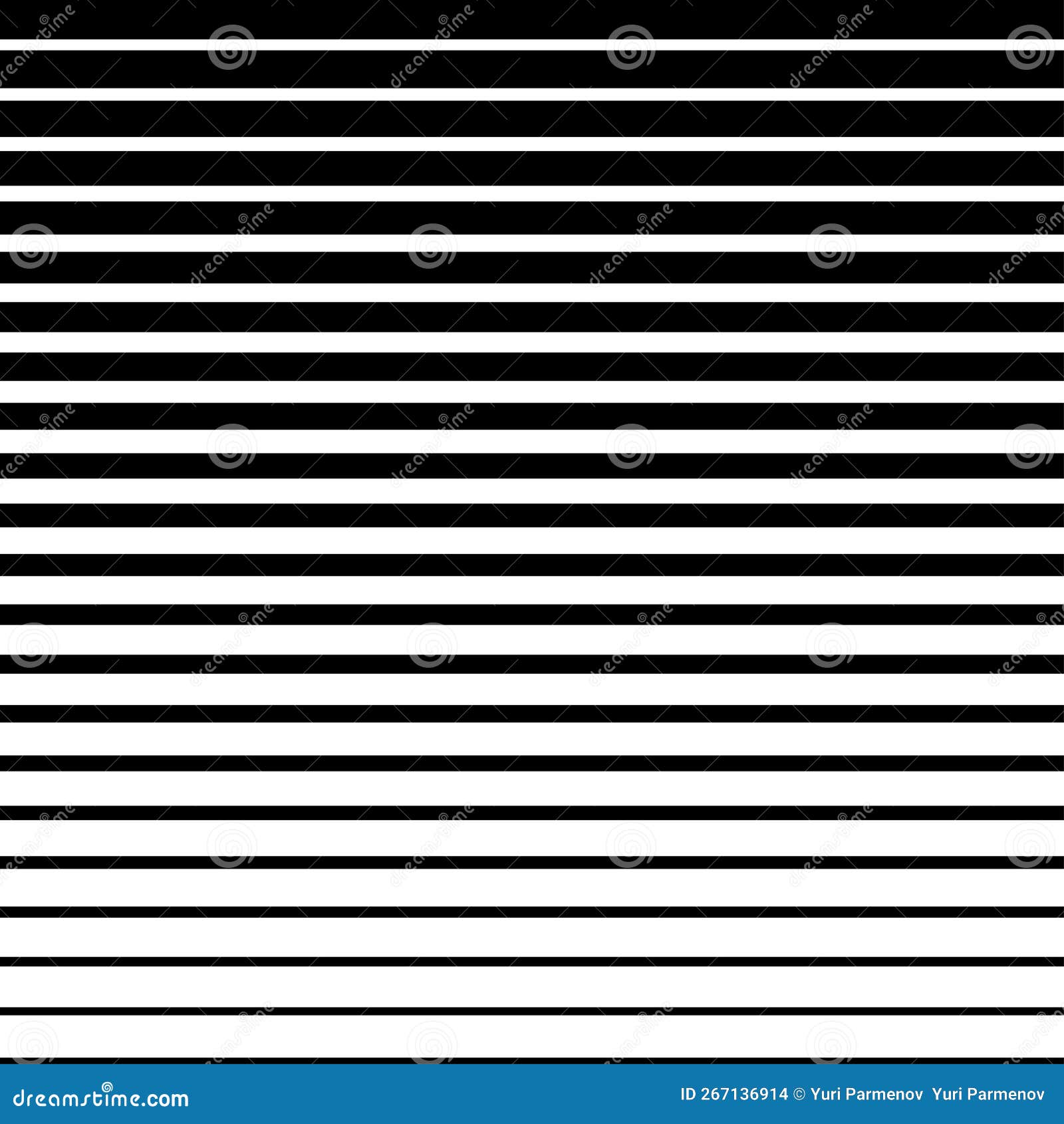 Horizontal Line Half Tone Pattern. from Thick Line To Thin. Parallel ...