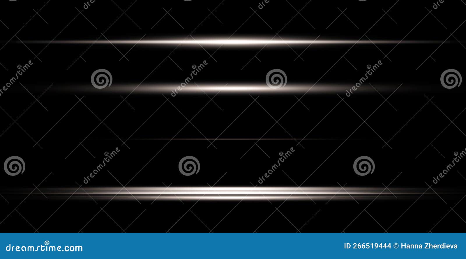 Horizontal Line Light White Laser Beams Stock Illustration ...
