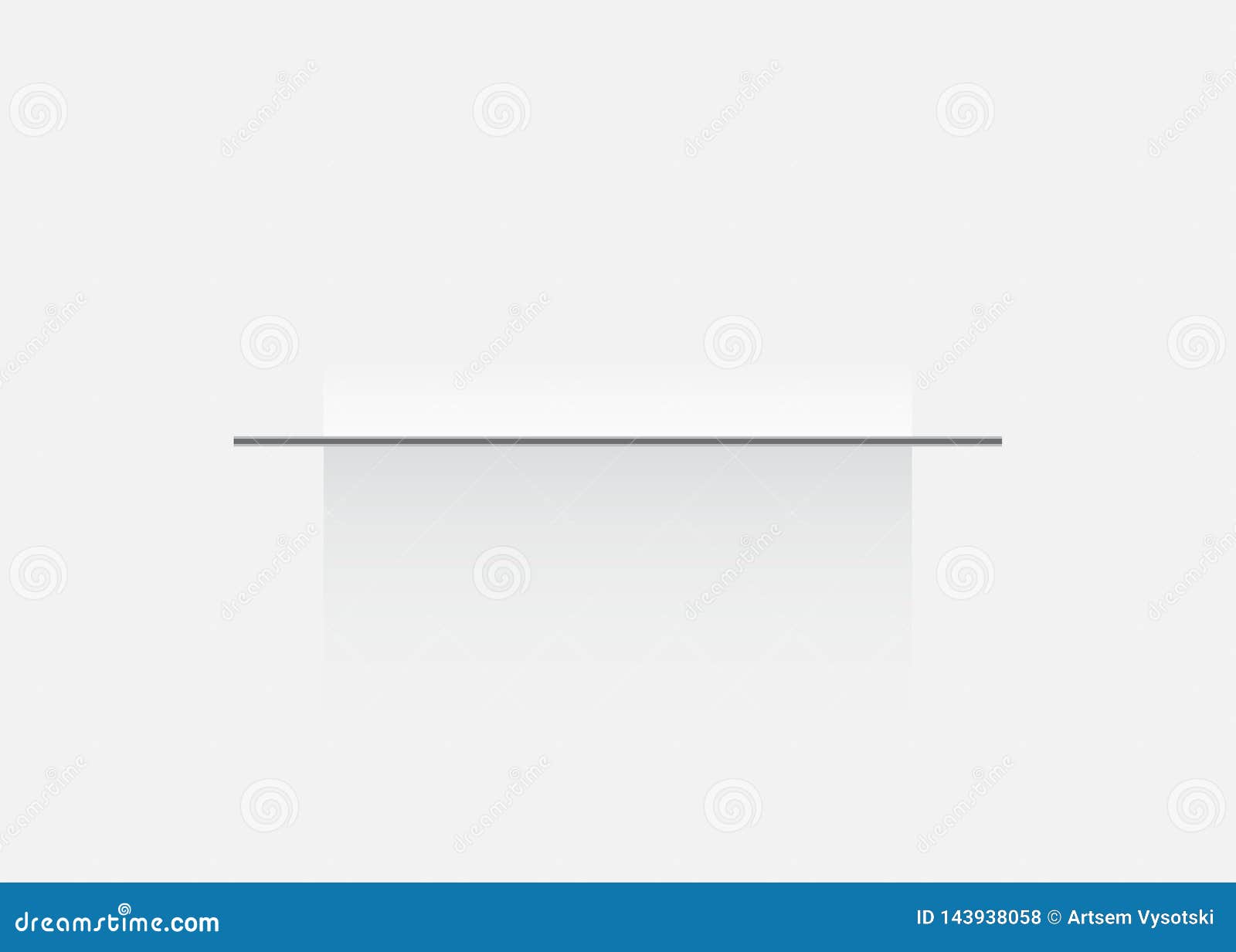 Horizontal Line with a Shadow. Background with Horizontal Lines in ...