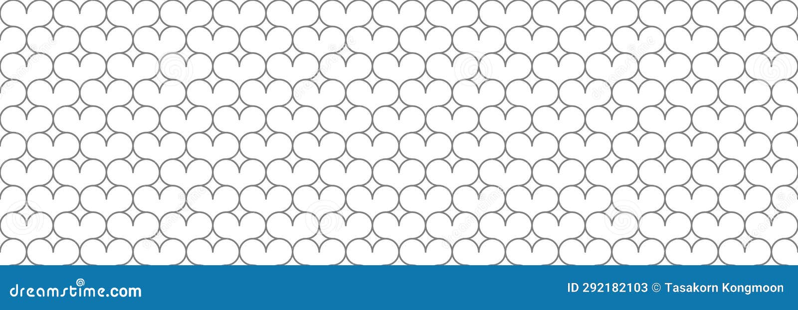 Horizontal Lined Ornate Banner Of Volume Lines In Trendy Color. Vector ...