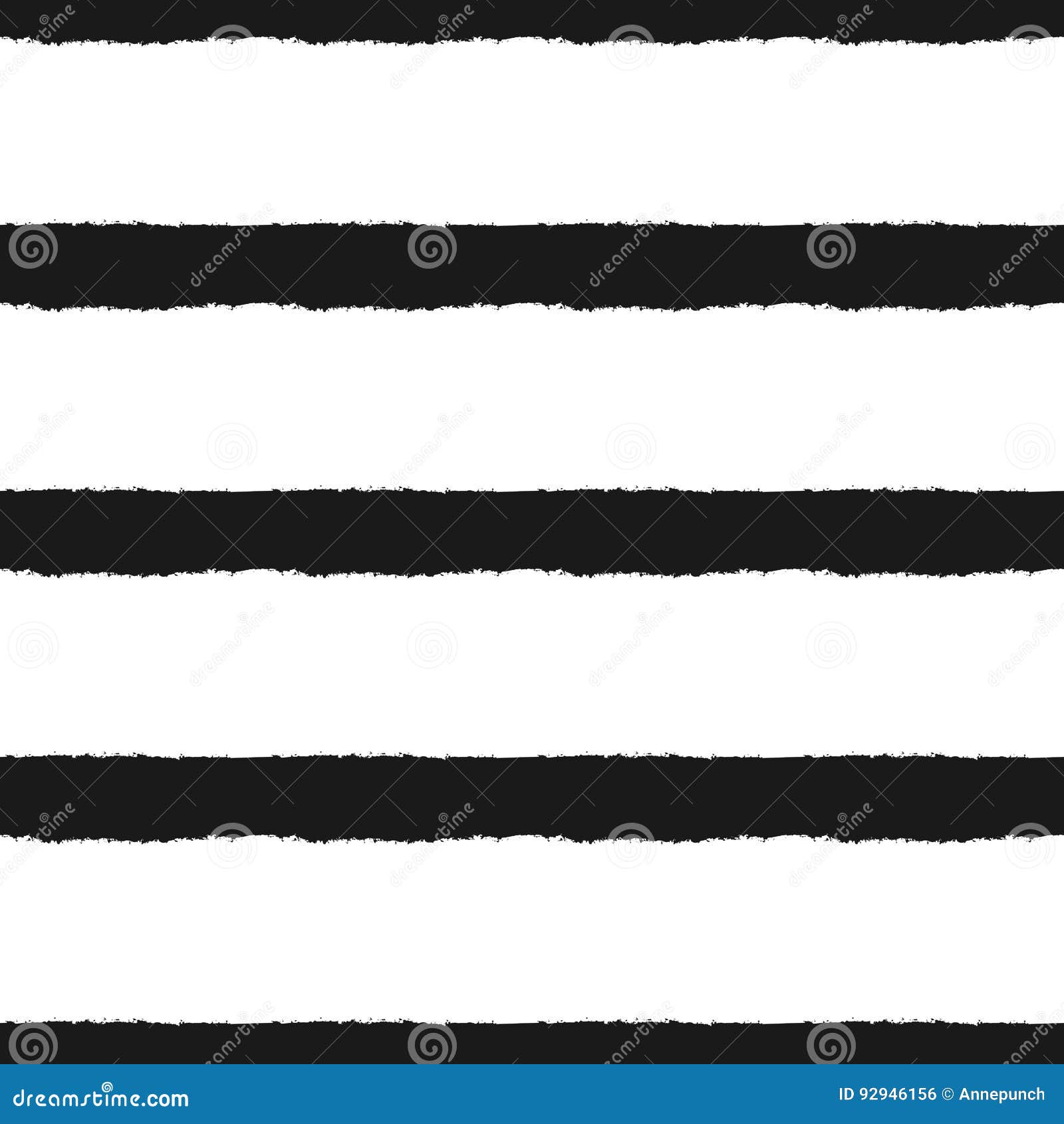 Horizontal Lines Drawn with a Rough Brush. Striped Seamless Pattern ...