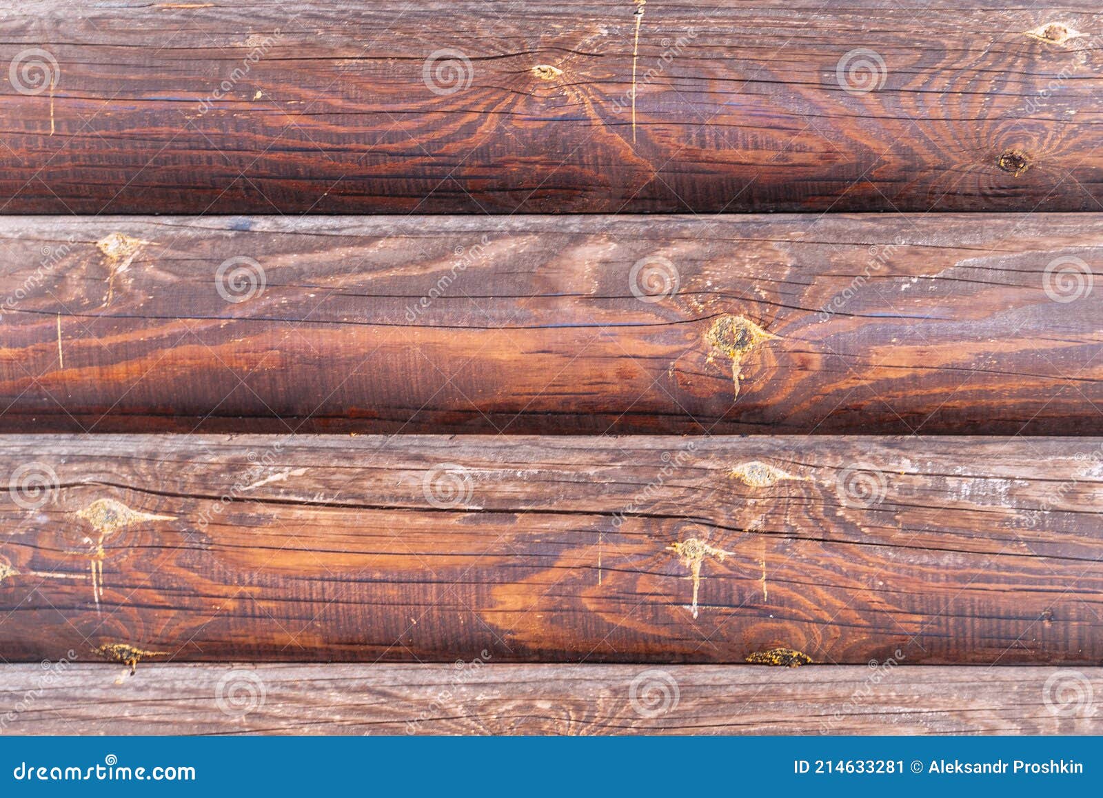 Horizontal Log Wall Texture Stock Image - Image of pattern ...
