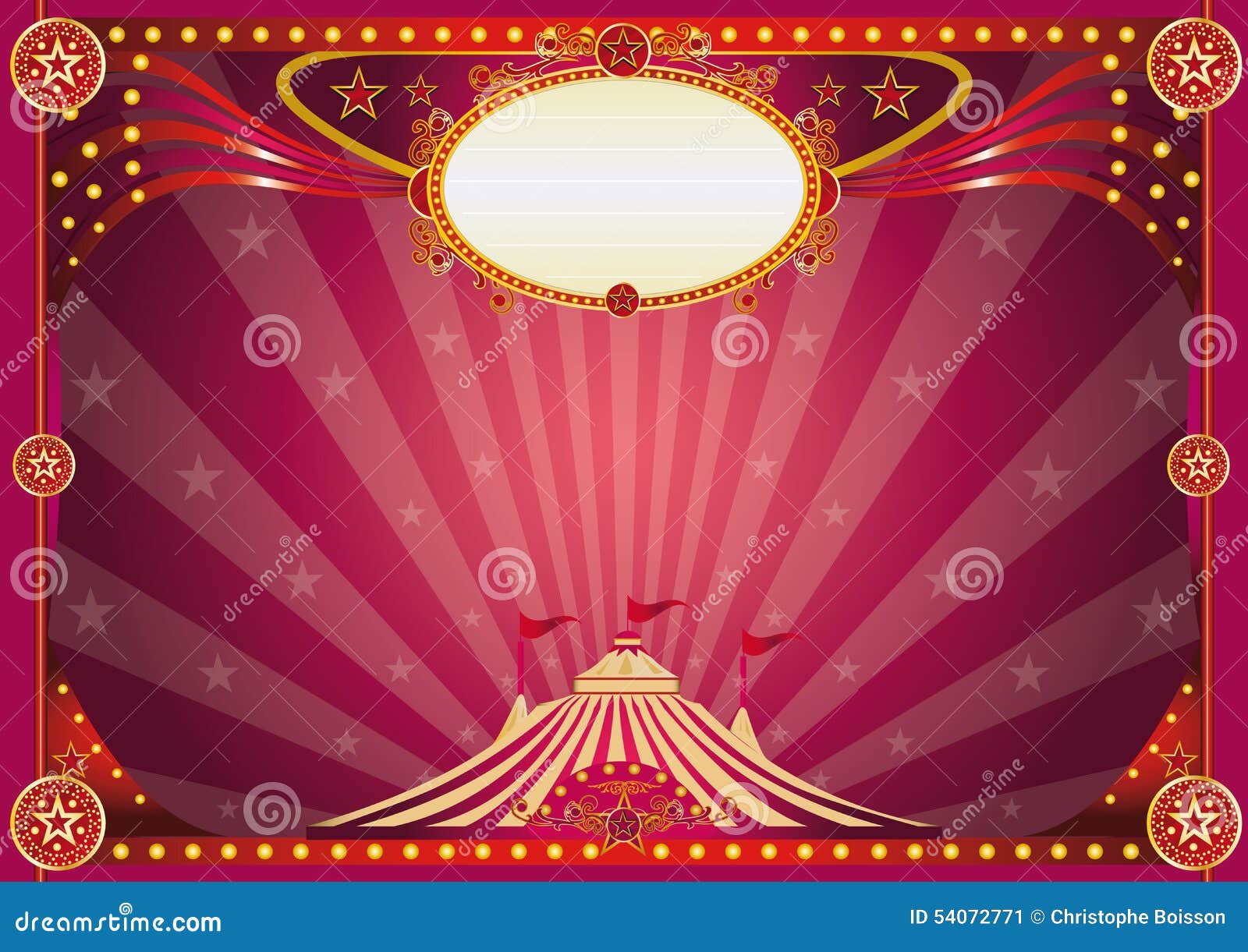 Purple Circus Vector Illustration | CartoonDealer.com #24806992