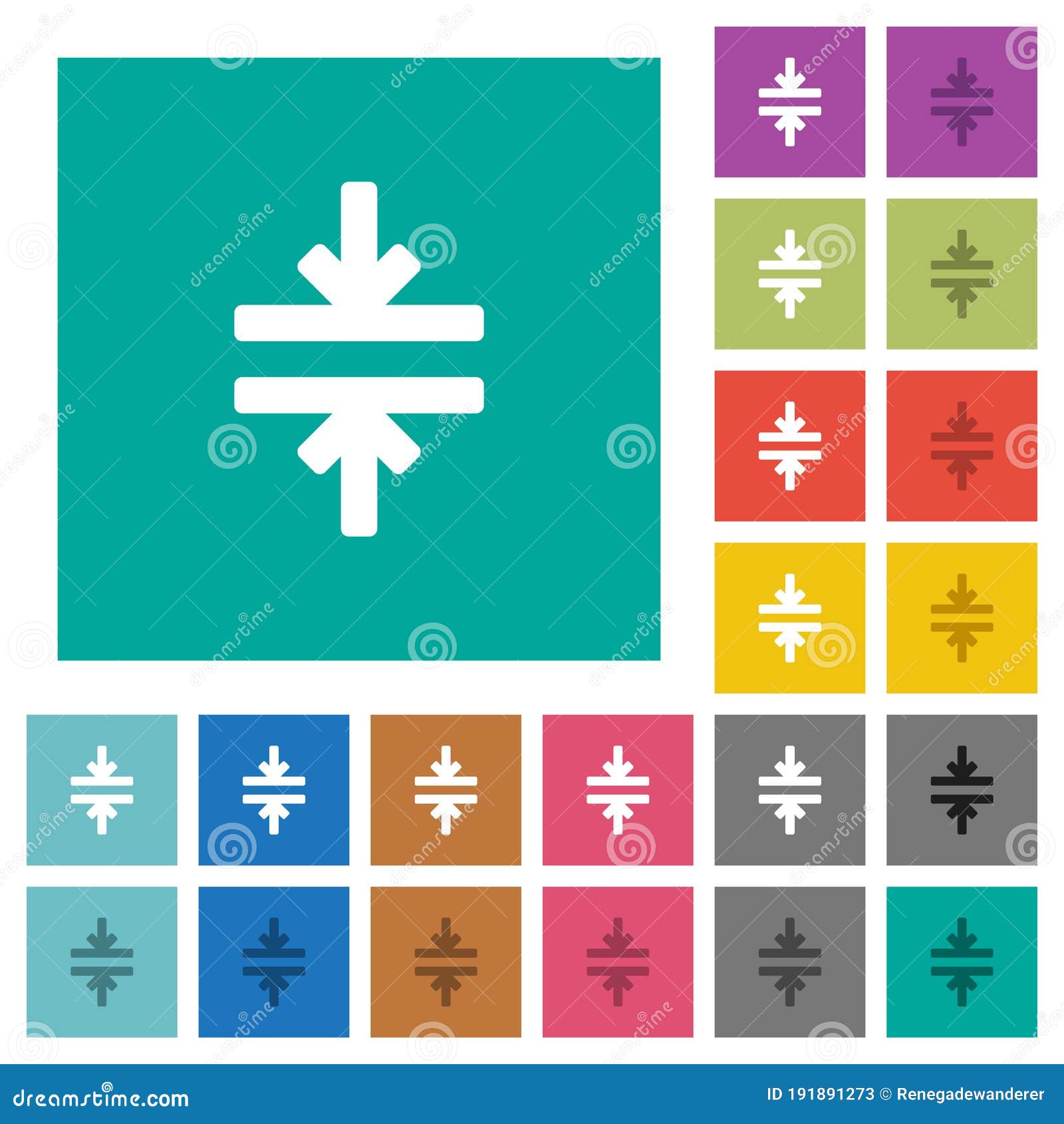 Horizontal Merge Icon Vector Isolated On White Background, Logo ...