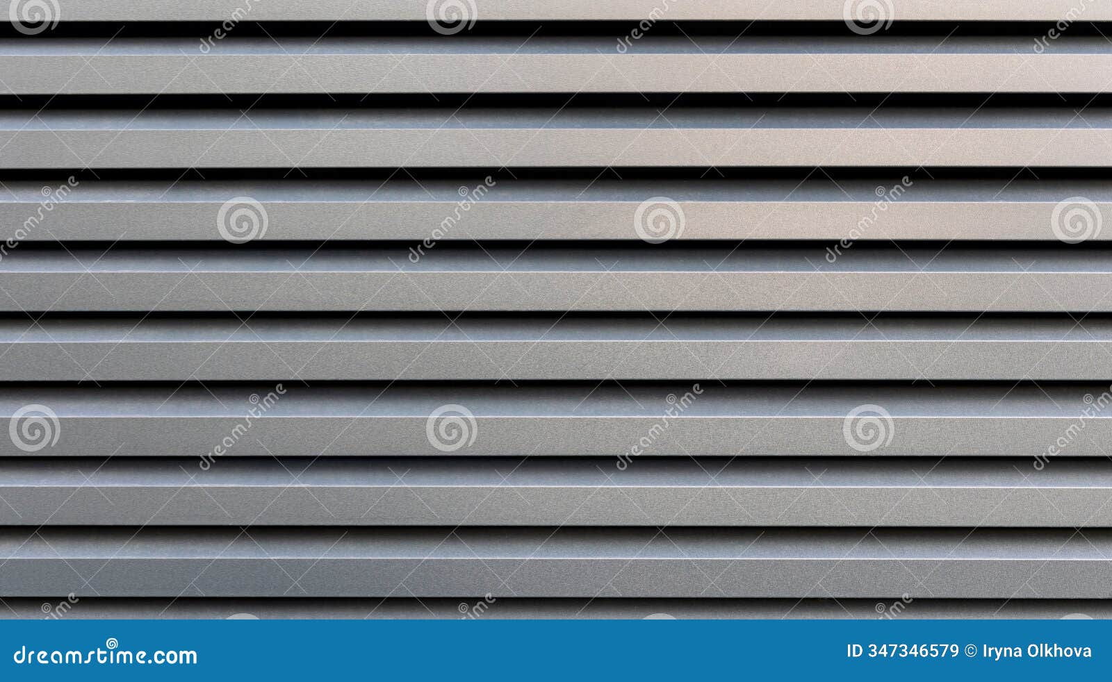 Horizontal Metal Panel Texture Background. Close-up View of a ...