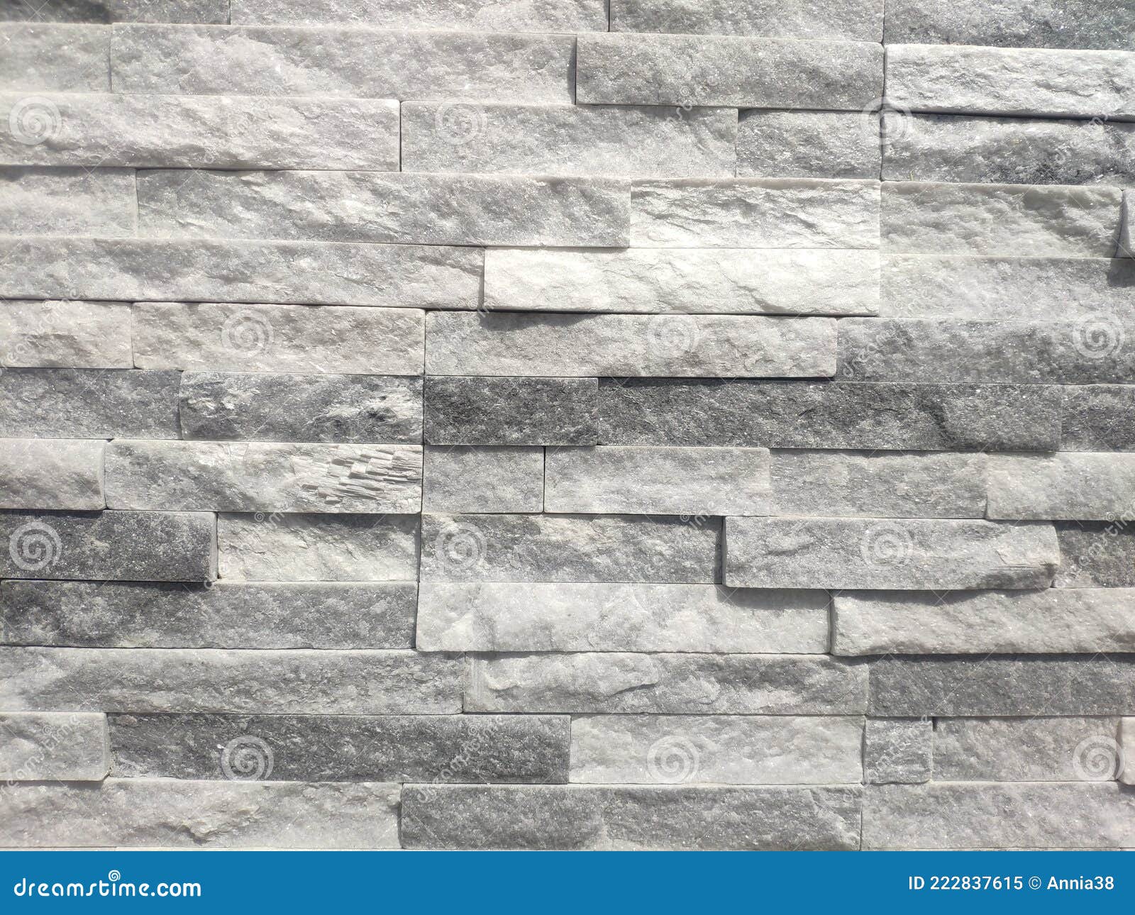 Horizontal Modern Brick Wall Background. Stone Wall Texture Stock Image ...