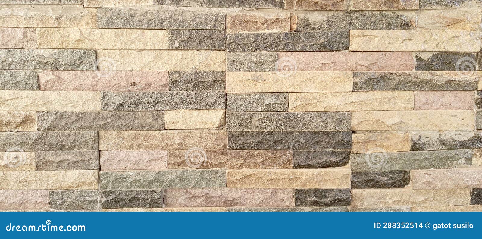 Horizontal Modern Brick Walls for the Background Stock Photo - Image of ...