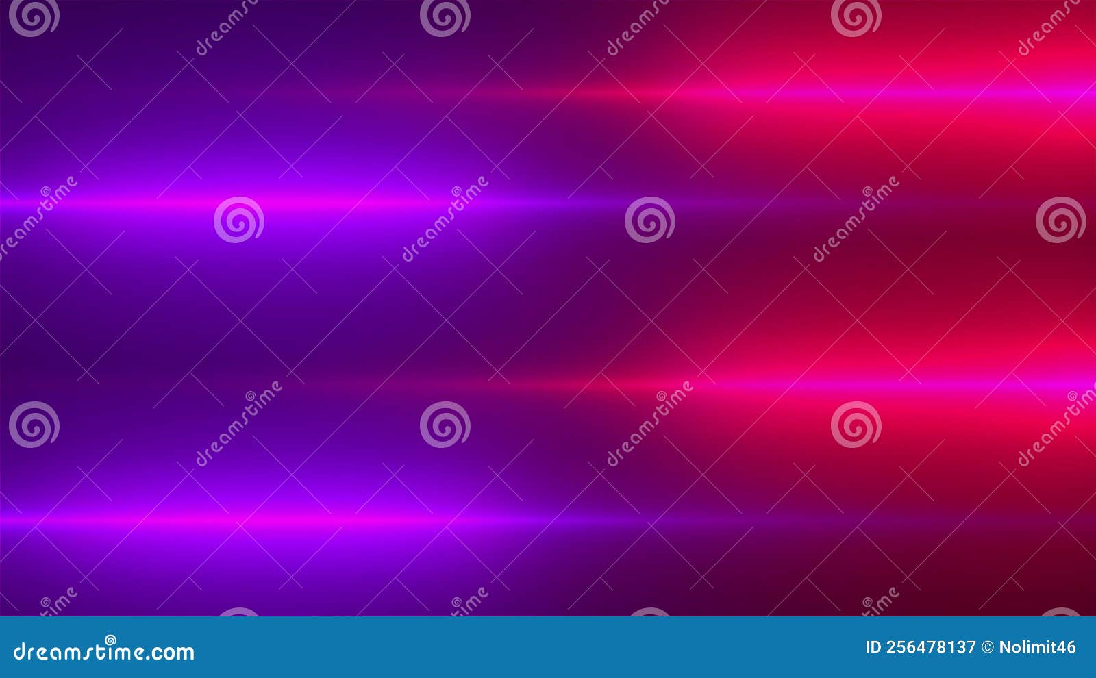 Horizontal neon lines stock illustration. Illustration of blue - 256478137