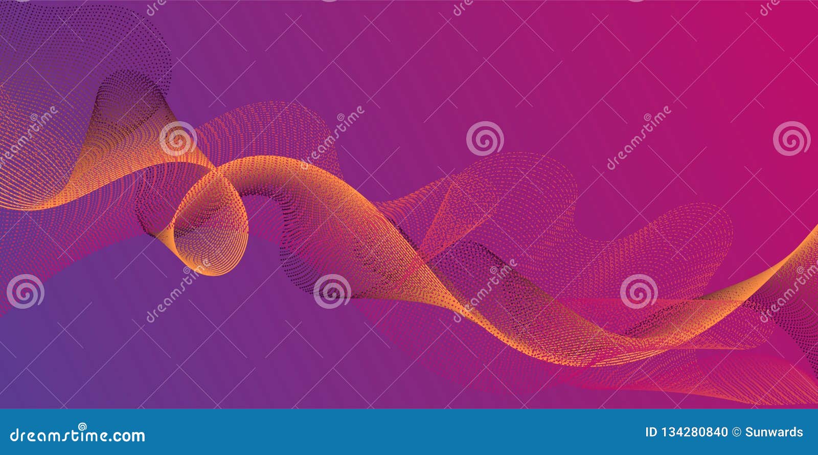 Overlapping Curves Card Backdrop Simple Design. Stock Vector ...