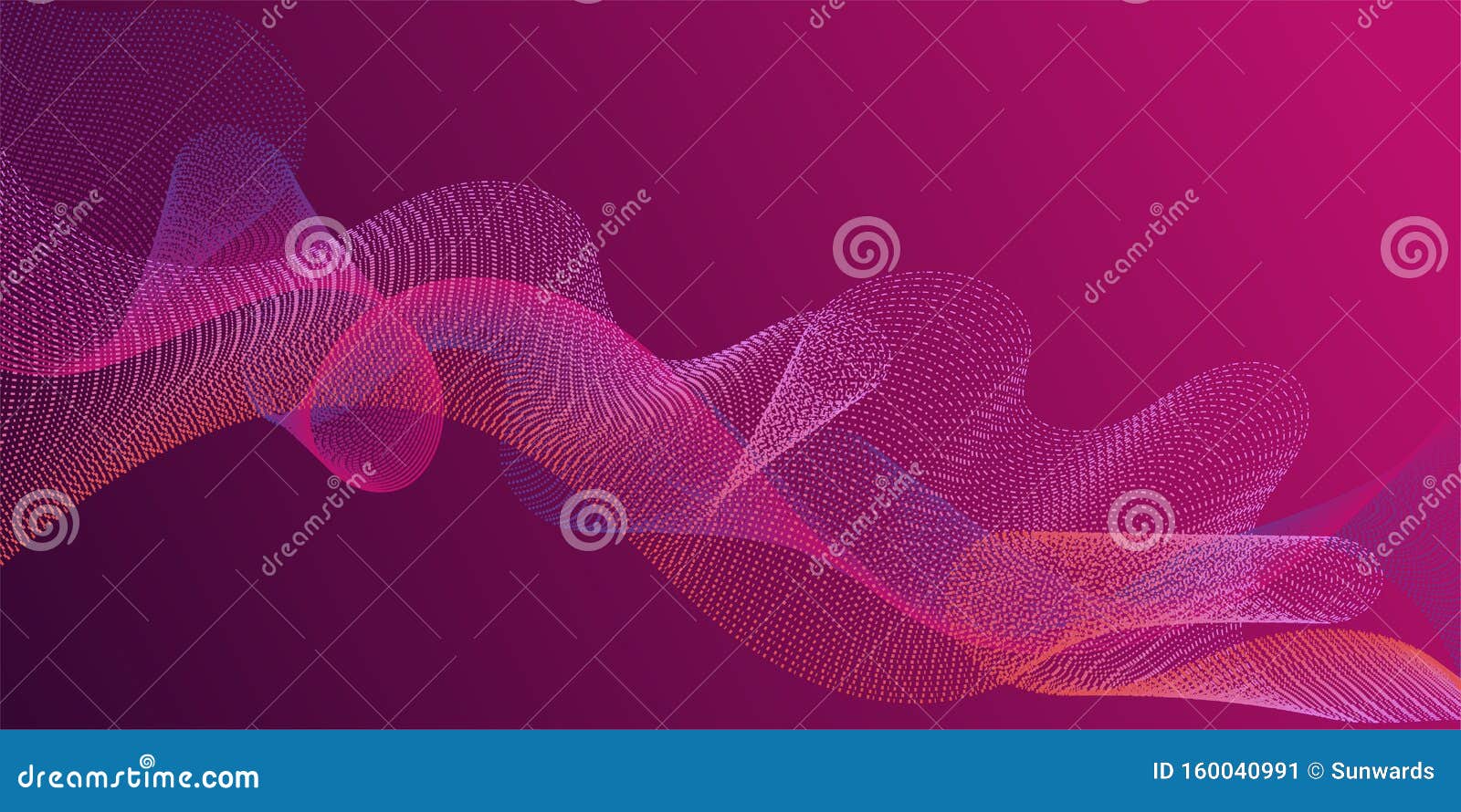 Overlapping Curves Card Backdrop Simple Design. Stock Vector ...