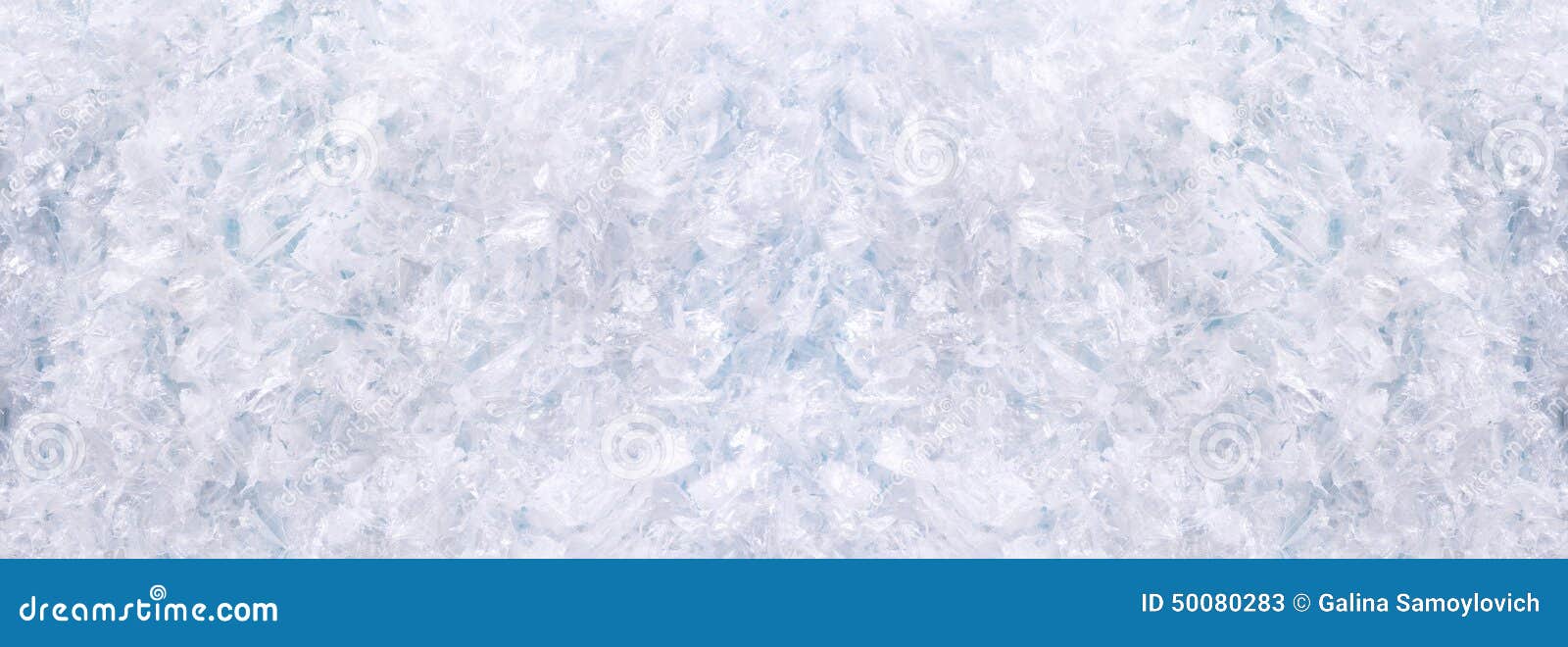 Horizontal Panorama with Snow Stock Image - Image of covered, frosty ...