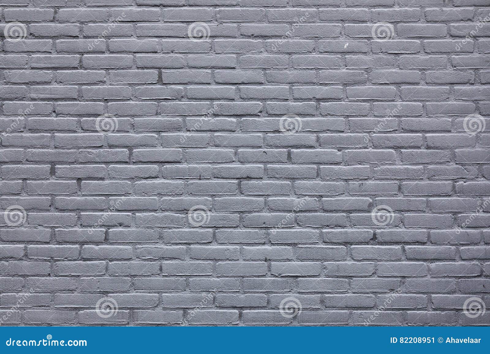 Horizontal Part of Grey Painted Brick Wall Stock Image - Image of ...