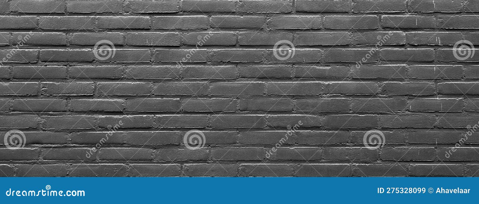 Horizontal Part of Grey Painted Brick Wall Stock Image - Image of ...