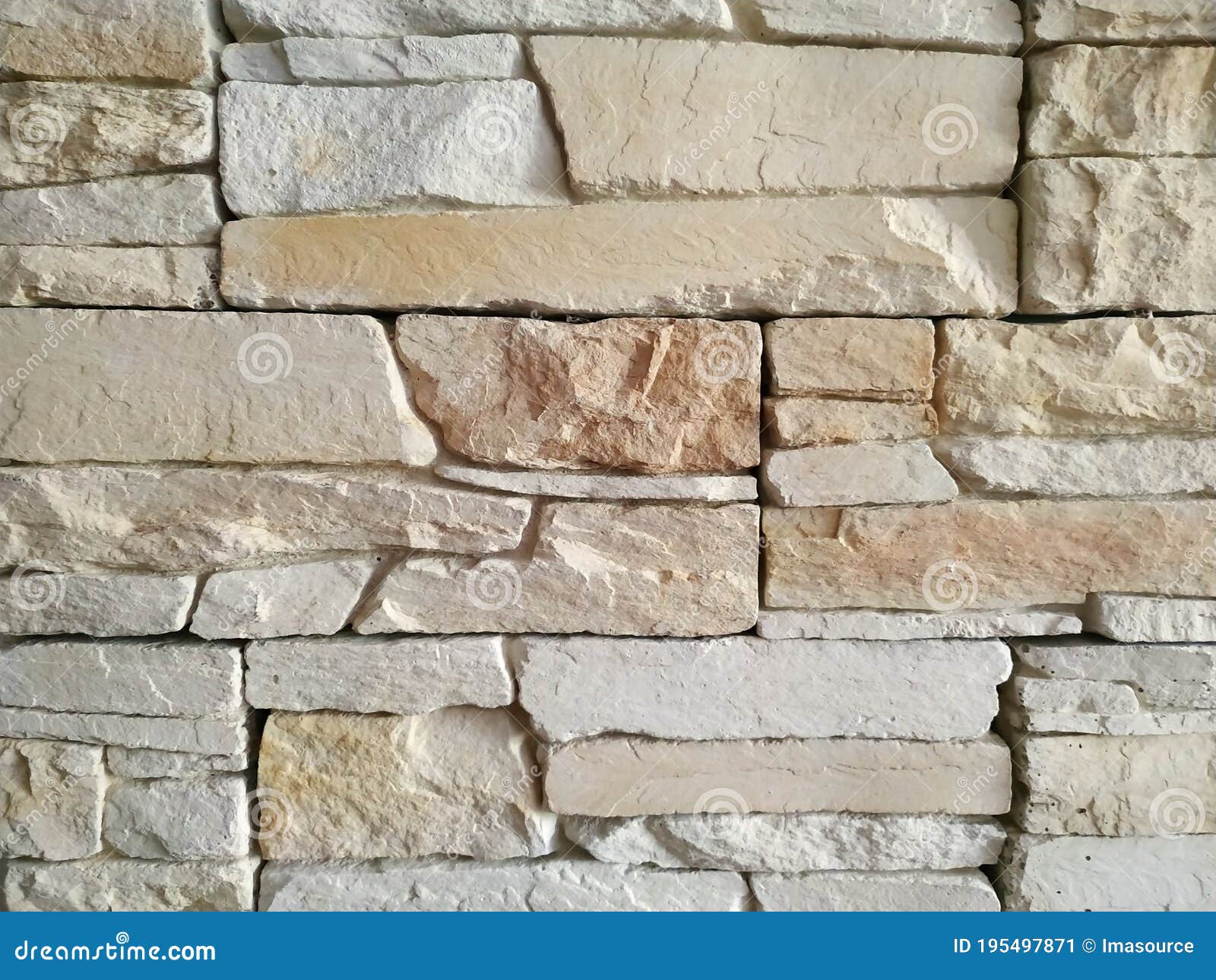 Horizontal Pattern of Decorative Modern Stone Wall Texture Stock Image ...