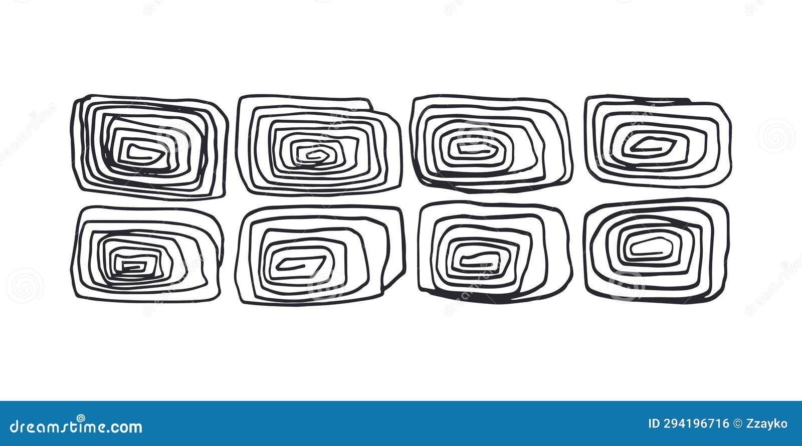 Horizontal Pattern, Texture, Line Hand Drawn. Hatch Drawing Pen Ink and ...