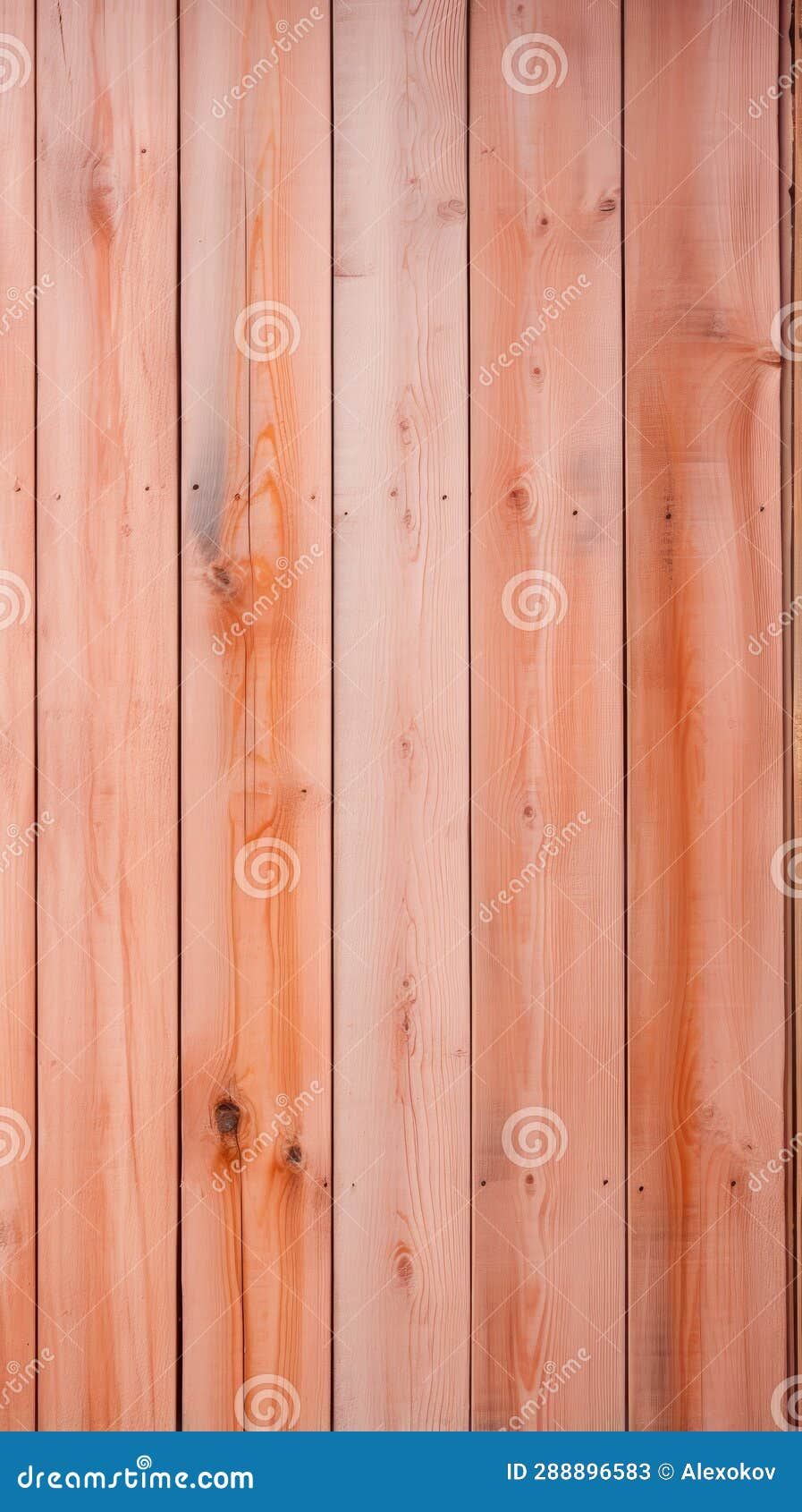 Horizontal Peach Colored Wooden Planks Background AI Generated Stock ...