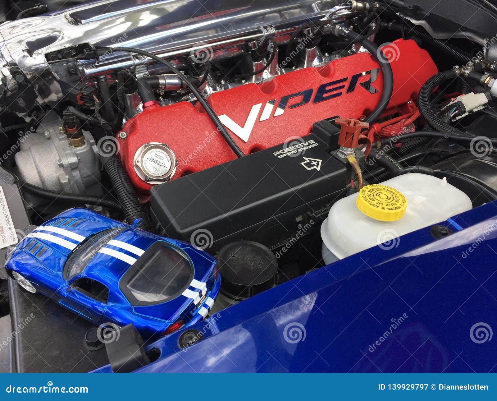 Horizontal Photo of a Vintage DODGE VIPER Engine Editorial Photography ...