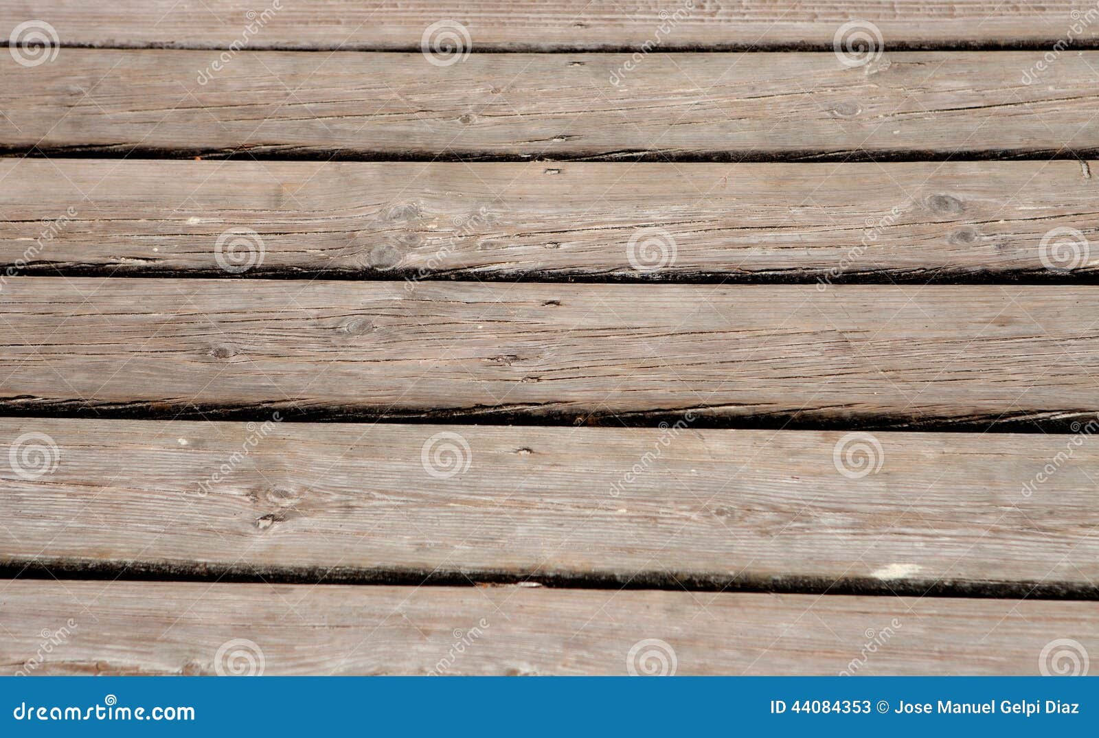 Horizontal Photo of a Worn Down Wooden Stock Image - Image of plank ...