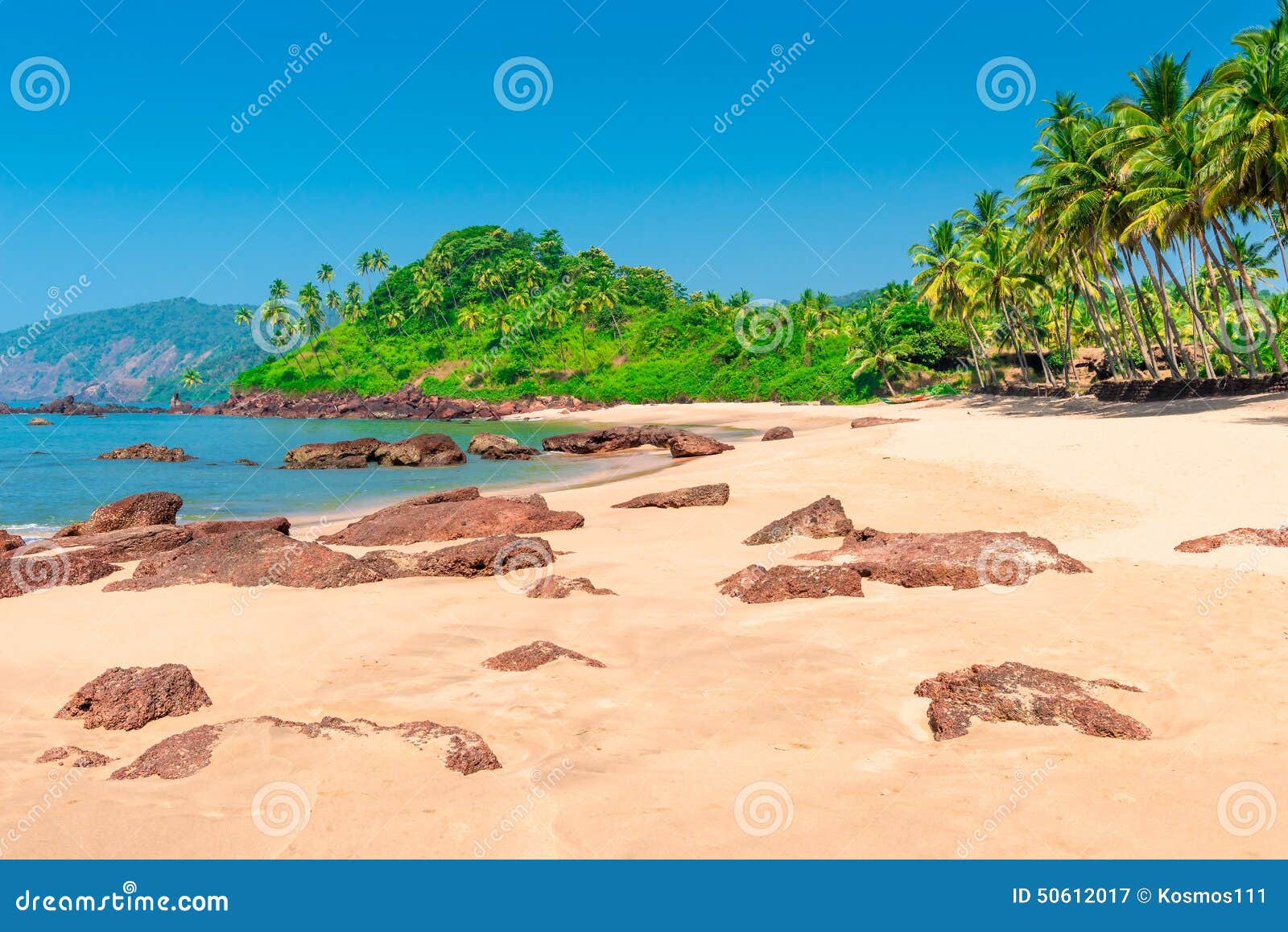 Horizontal Picture of Beautiful Tropical Beach Stock Image - Image of ...