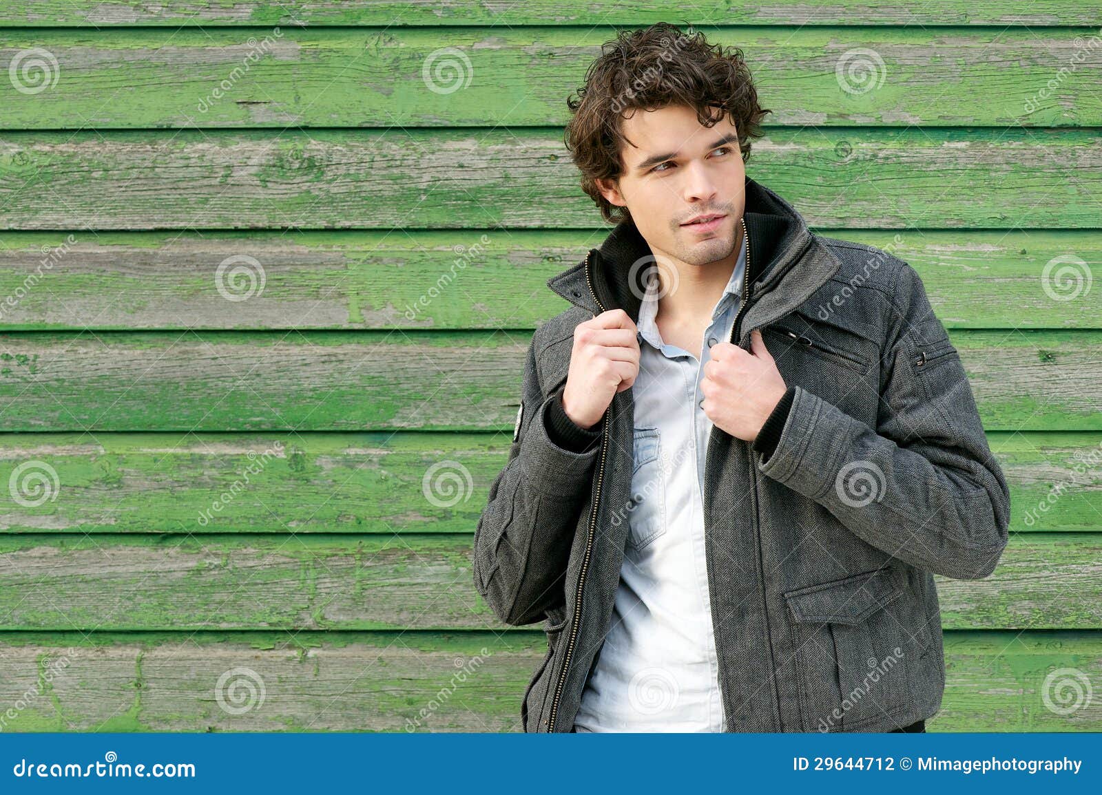Horizontal Portrait of Man Outdoors Stock Photo - Image of horizontal ...