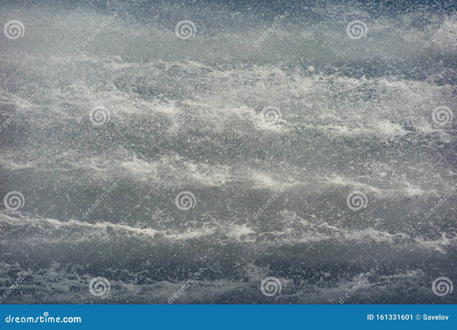 Horizontal Powerful Stream of Water Stock Image - Image of water, light ...