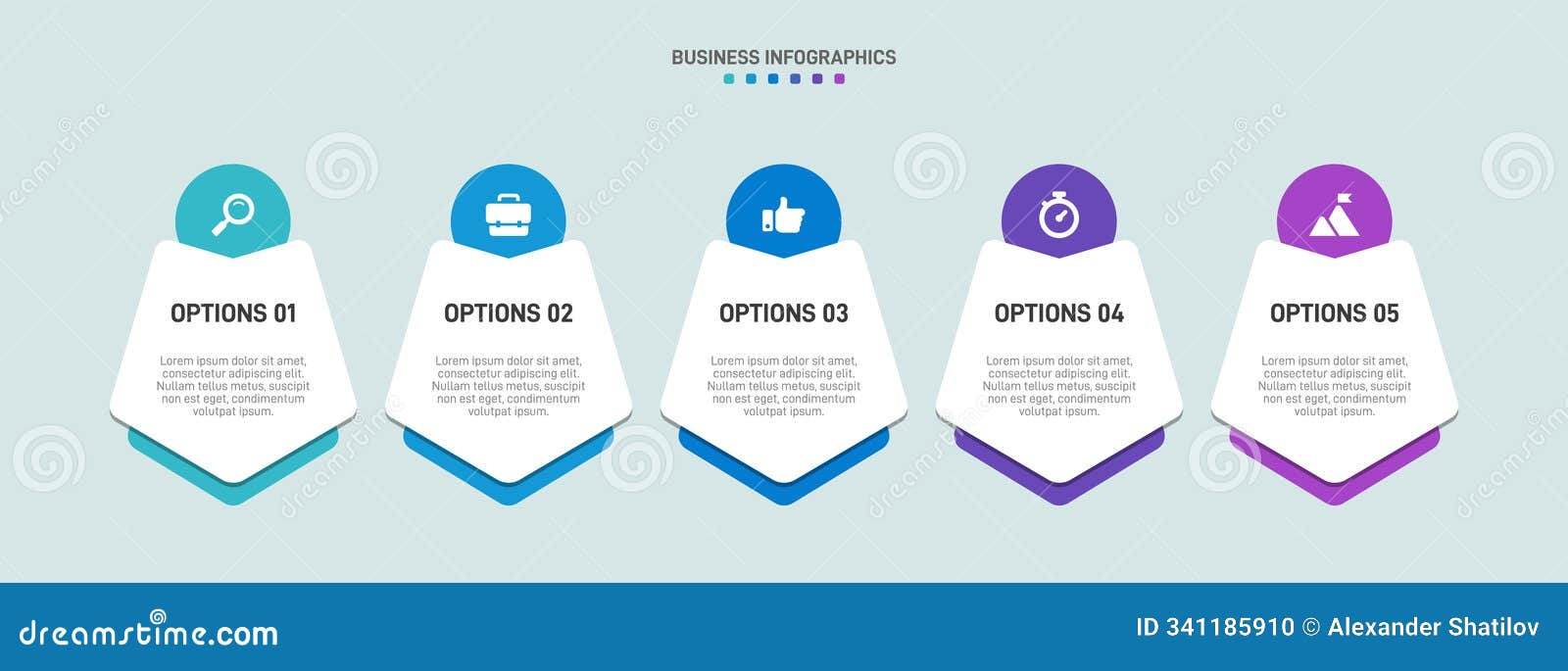 Horizontal Progress Diagram With 4 Circles And Arrows. Concept Of Four ...