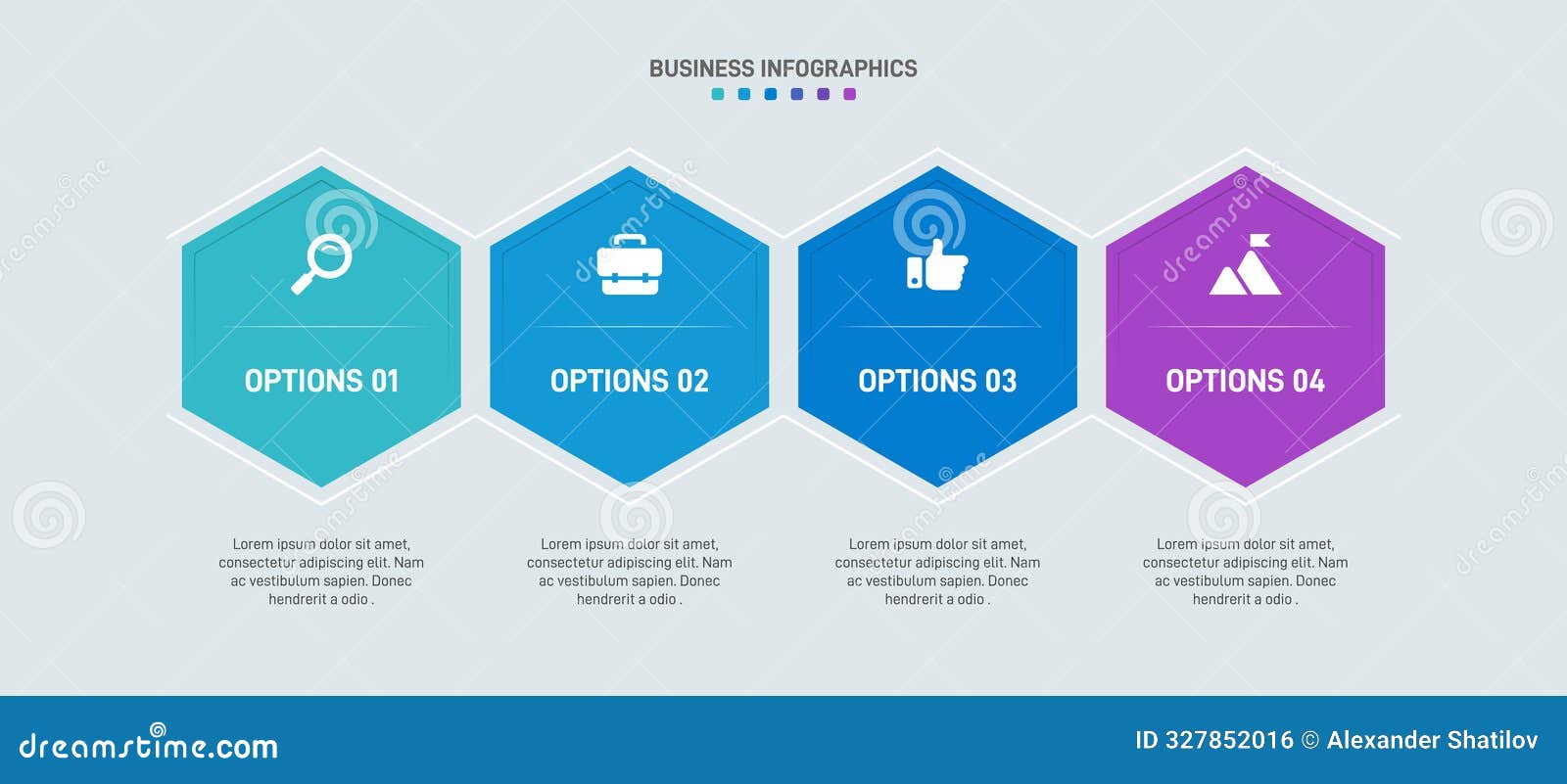 Horizontal Progress Bar Featuring 4 Arrow-shaped Elements, Symbolizing ...