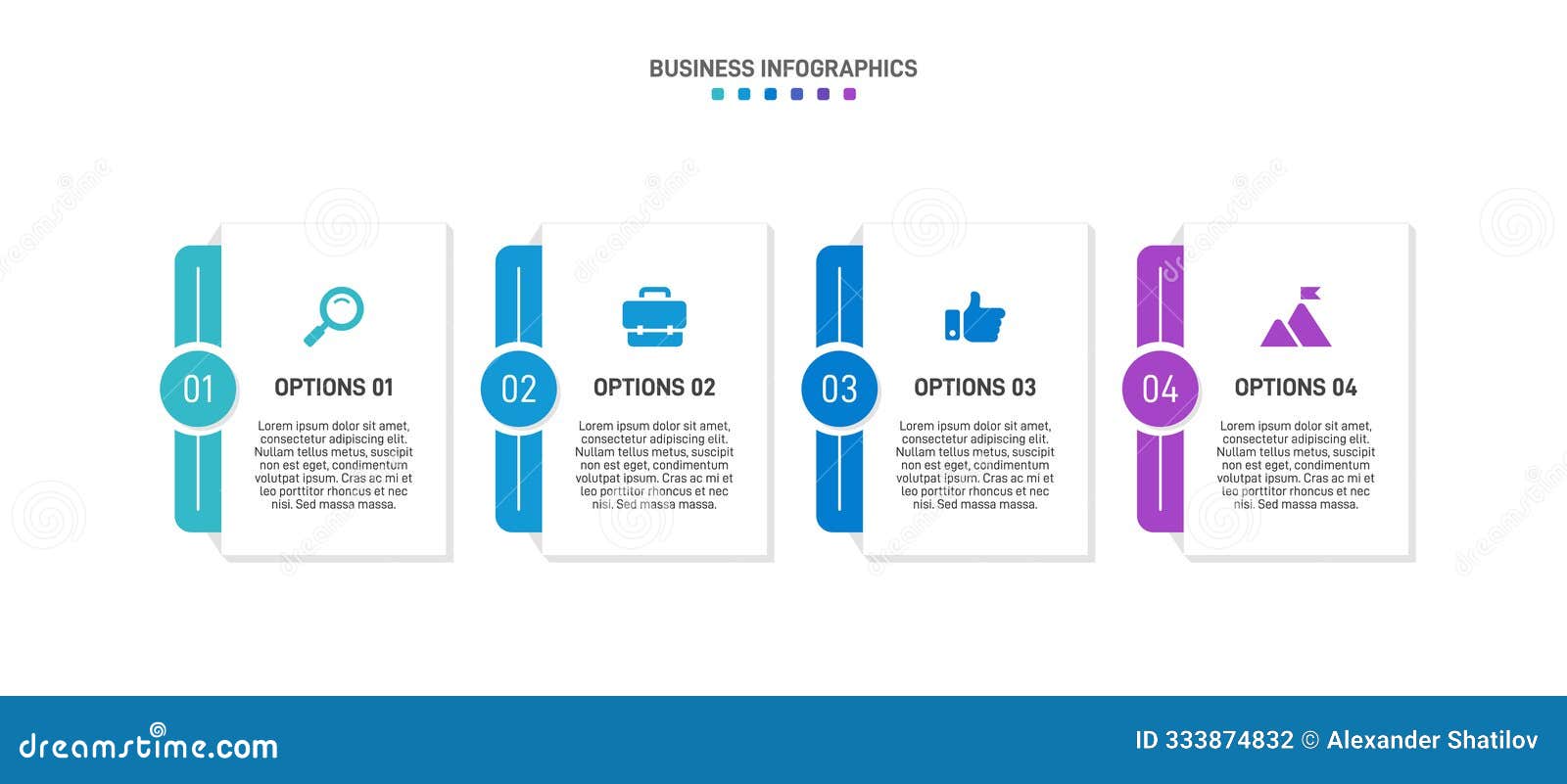 Horizontal Progress Bar Featuring 4 Arrow-shaped Elements, Symbolizing ...