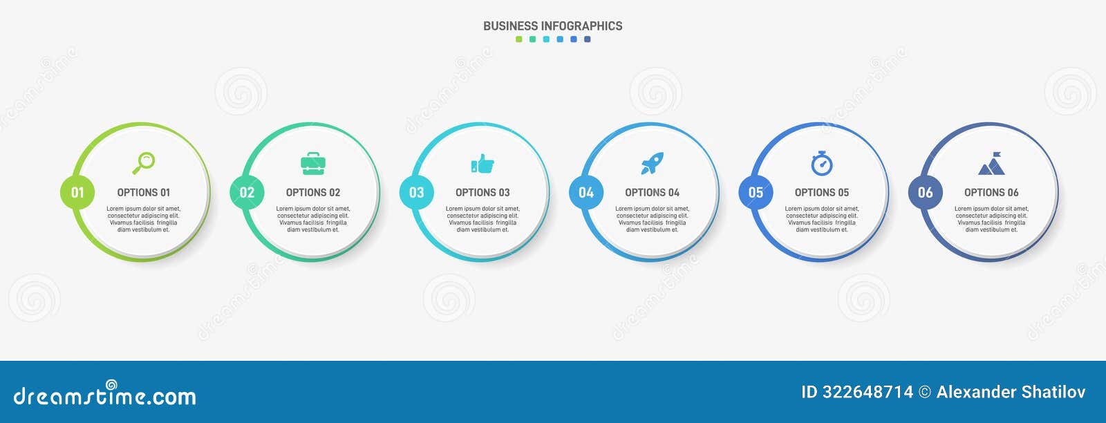 Horizontal Progress Bar Featuring 6 Arrow-shaped Elements, Symbolizing ...