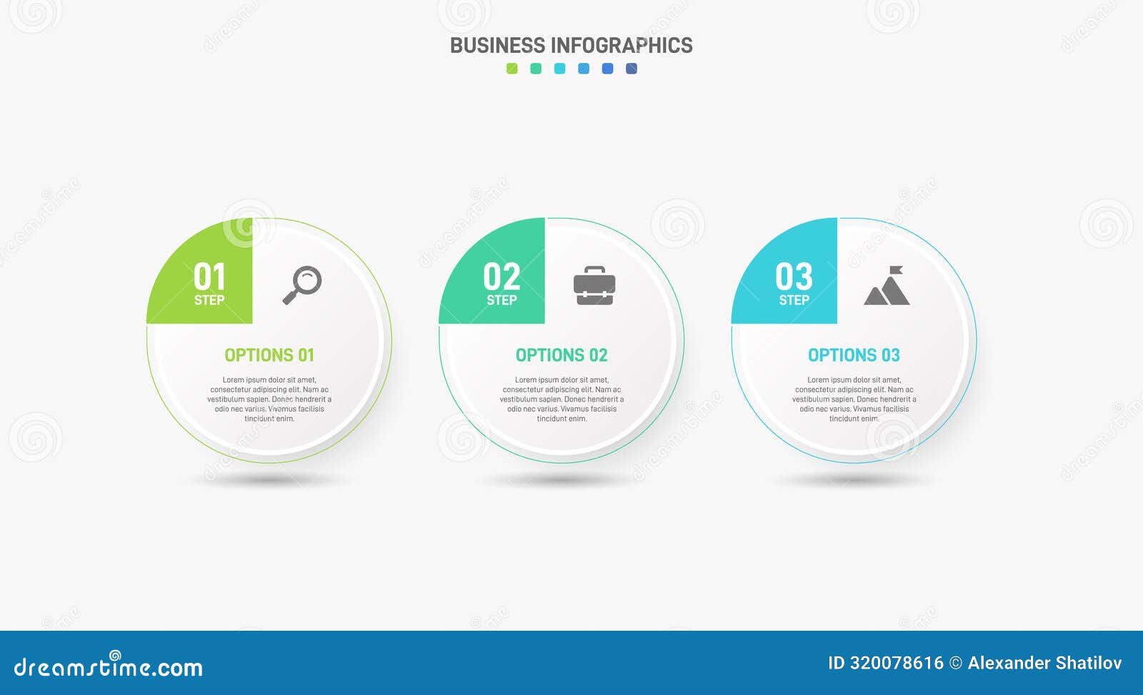 Horizontal Progress Bar Featuring 3 Arrow-shaped Elements, Symbolizing ...