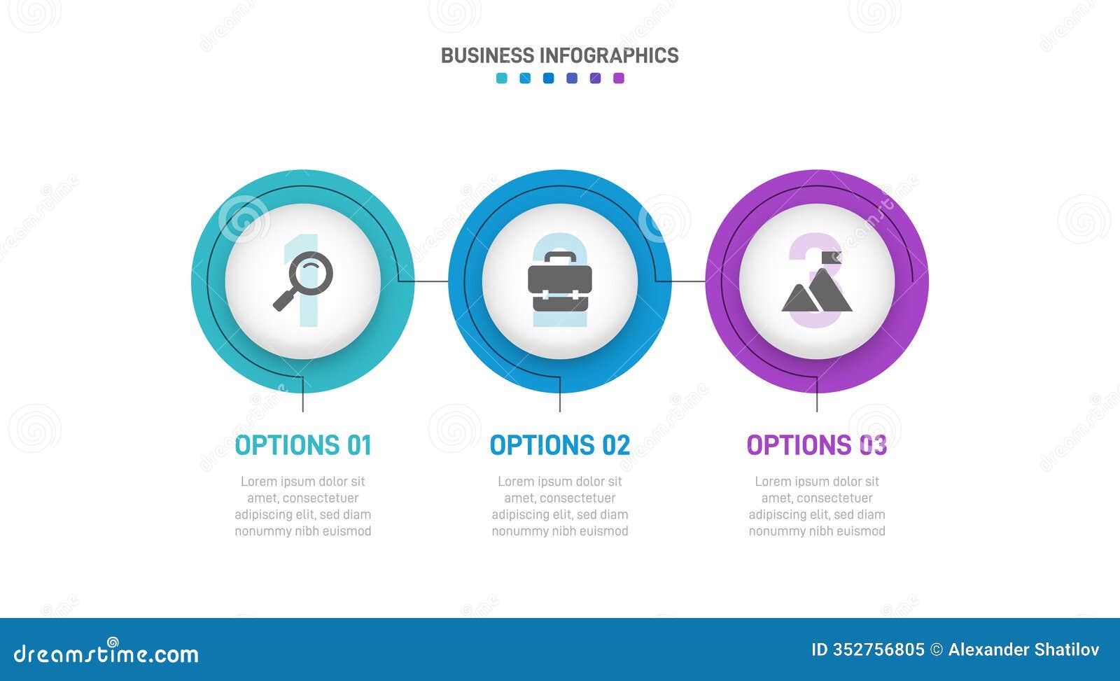 Horizontal Progress Bar Featuring 3 Arrow-shaped Elements, Symbolizing ...