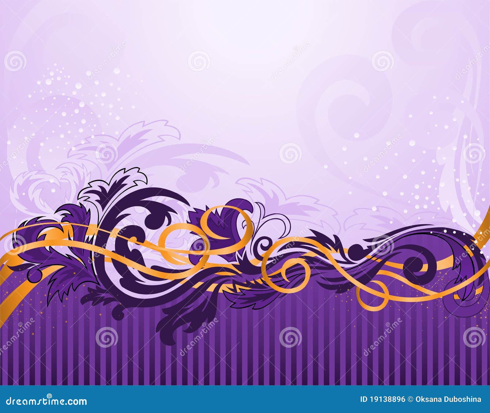 Horizontal Purple Pattern with Stripes Stock Vector - Illustration of ...
