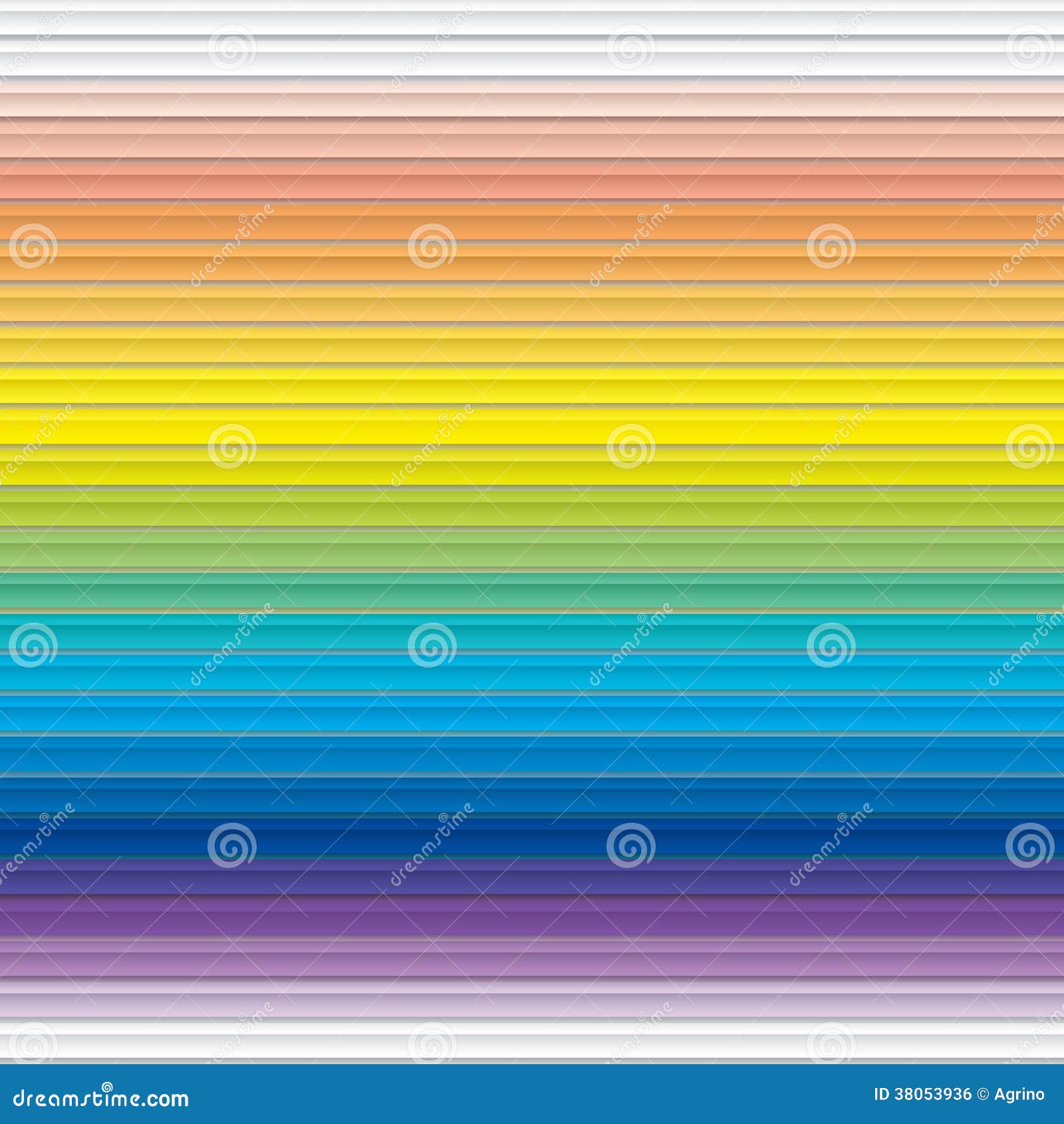 Horizontal Rainbow Panels Seamless Pattern Stock Vector - Illustration ...