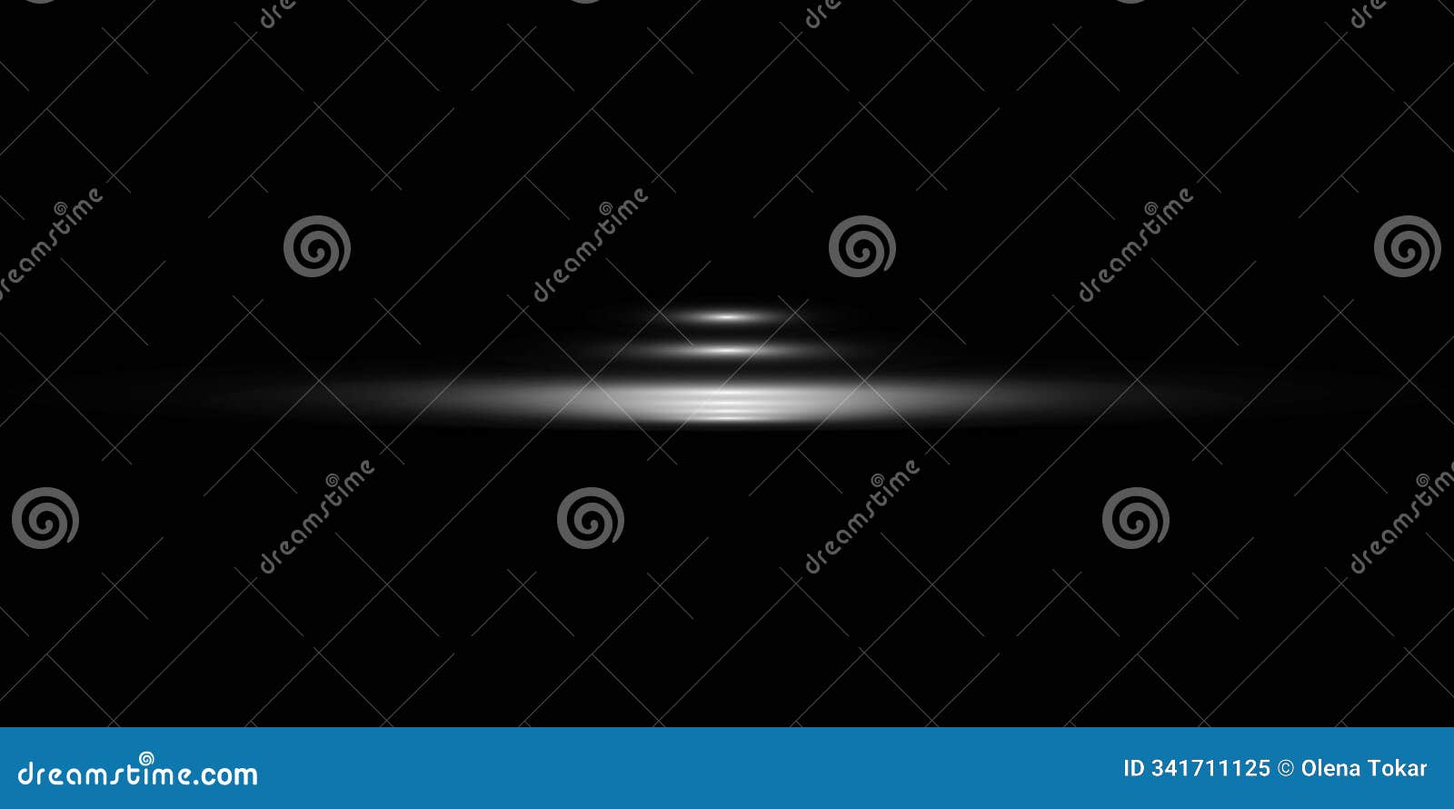 Horizontal Rays of Light, Glowing Particles Glowing Glare Effect ...