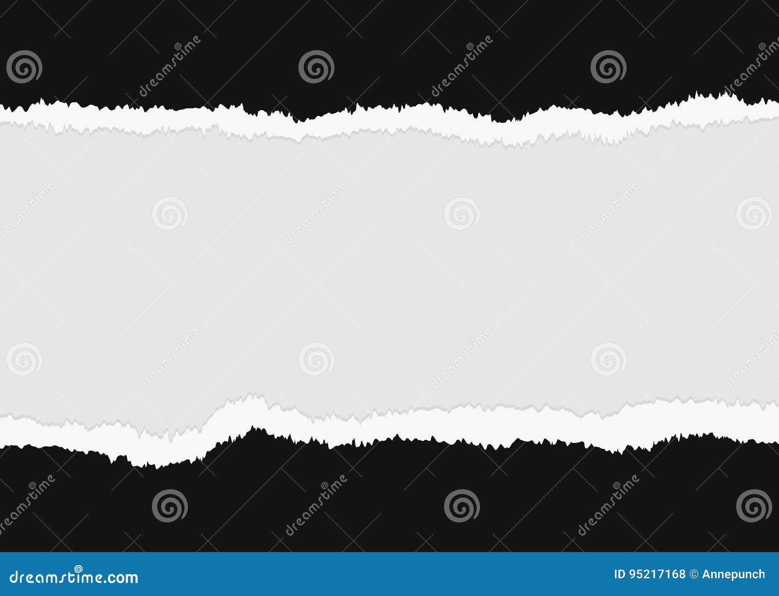 Rectangular Torn Paper Shred Vector Set. | CartoonDealer.com #256393024