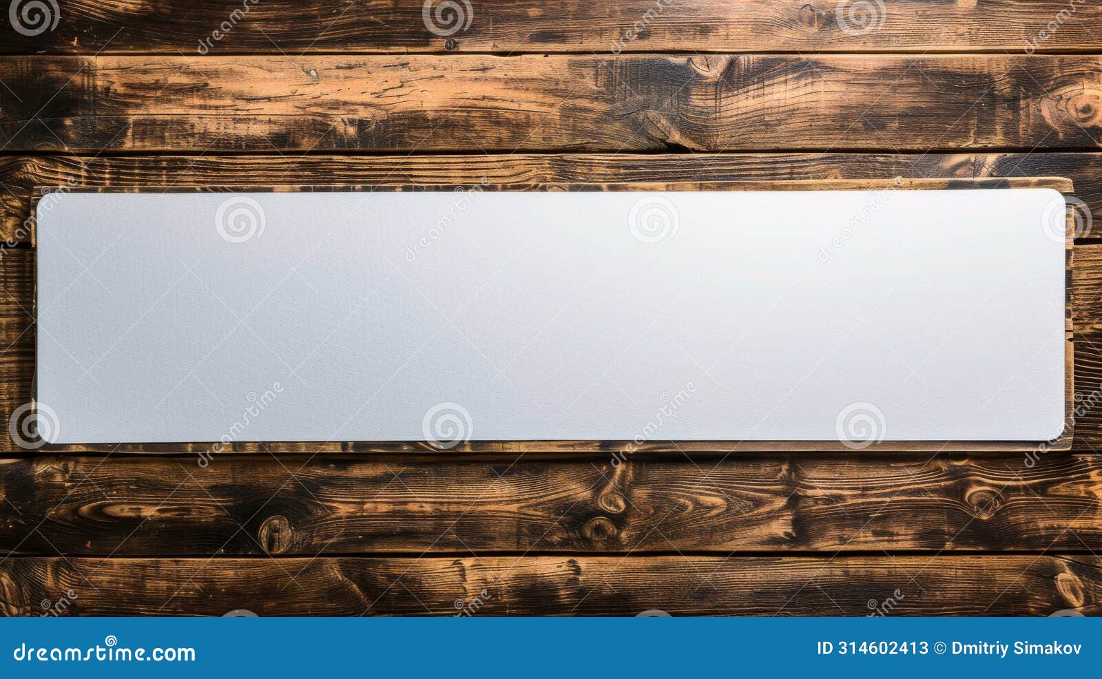 Horizontal Rectangular Blank Stock Image - Image of mockup, copy: 314602413