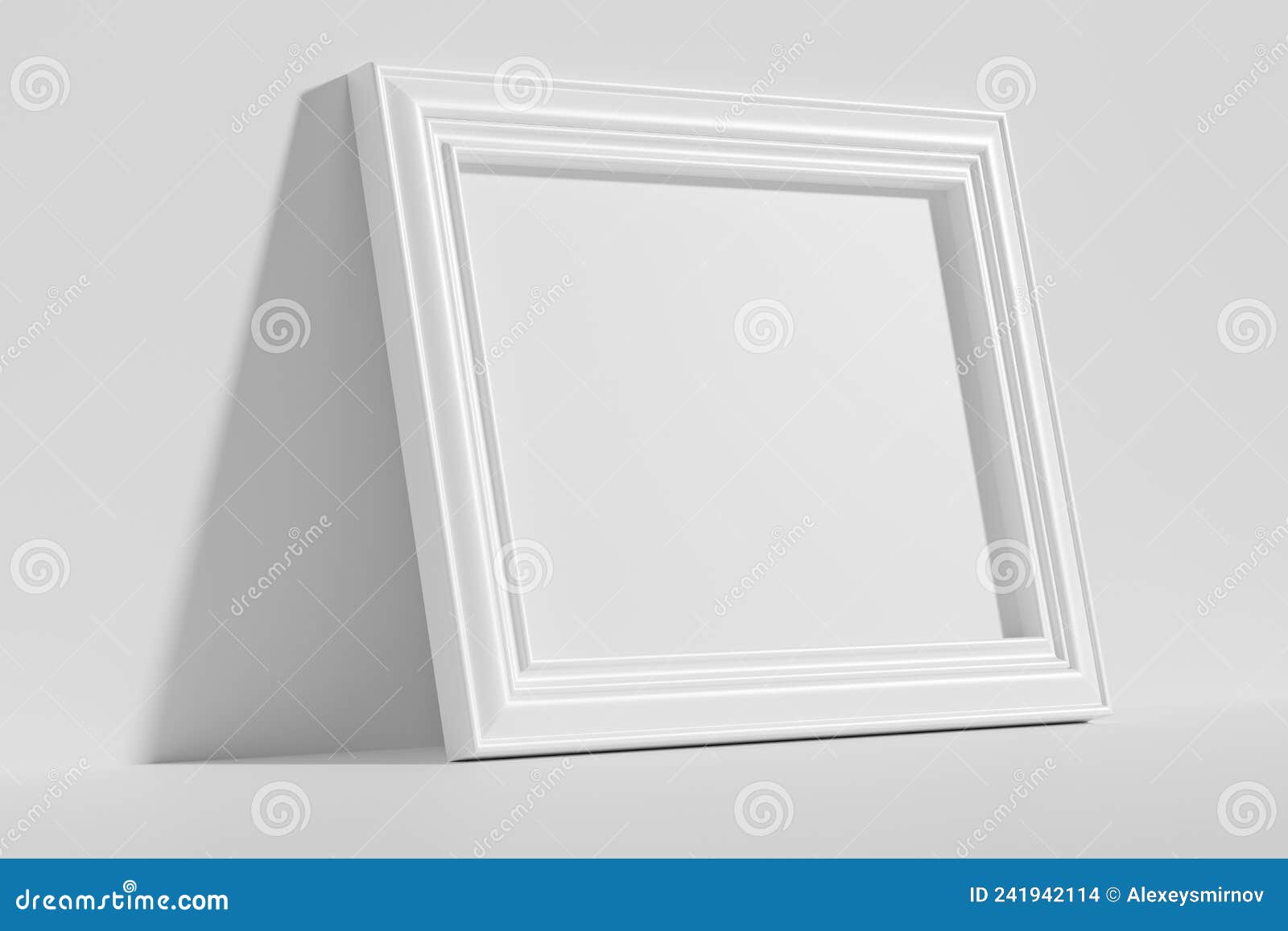 Horizontal Rectangular Photo Frame on Floor Leaning at Wall Diagonal ...