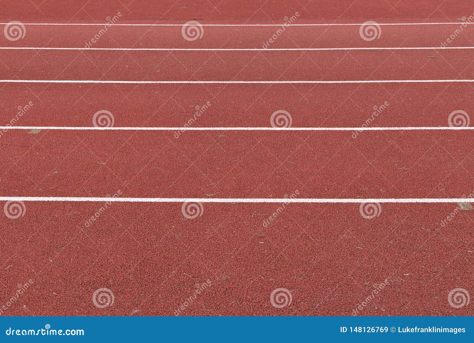 Horizontal Red Running Track Cross Section Stock Image - Image of ...
