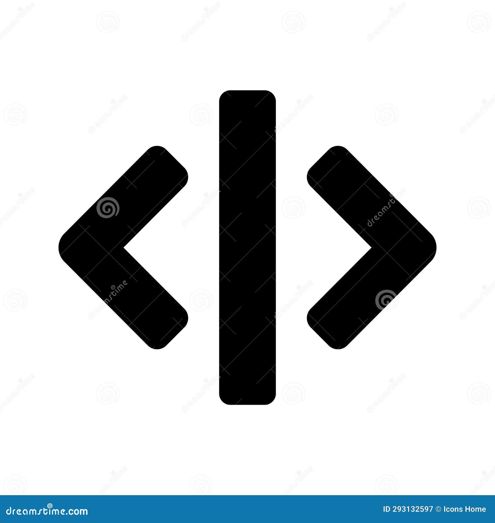 Horizontal Resize Arrows Vector Design Stock Vector - Illustration of ...