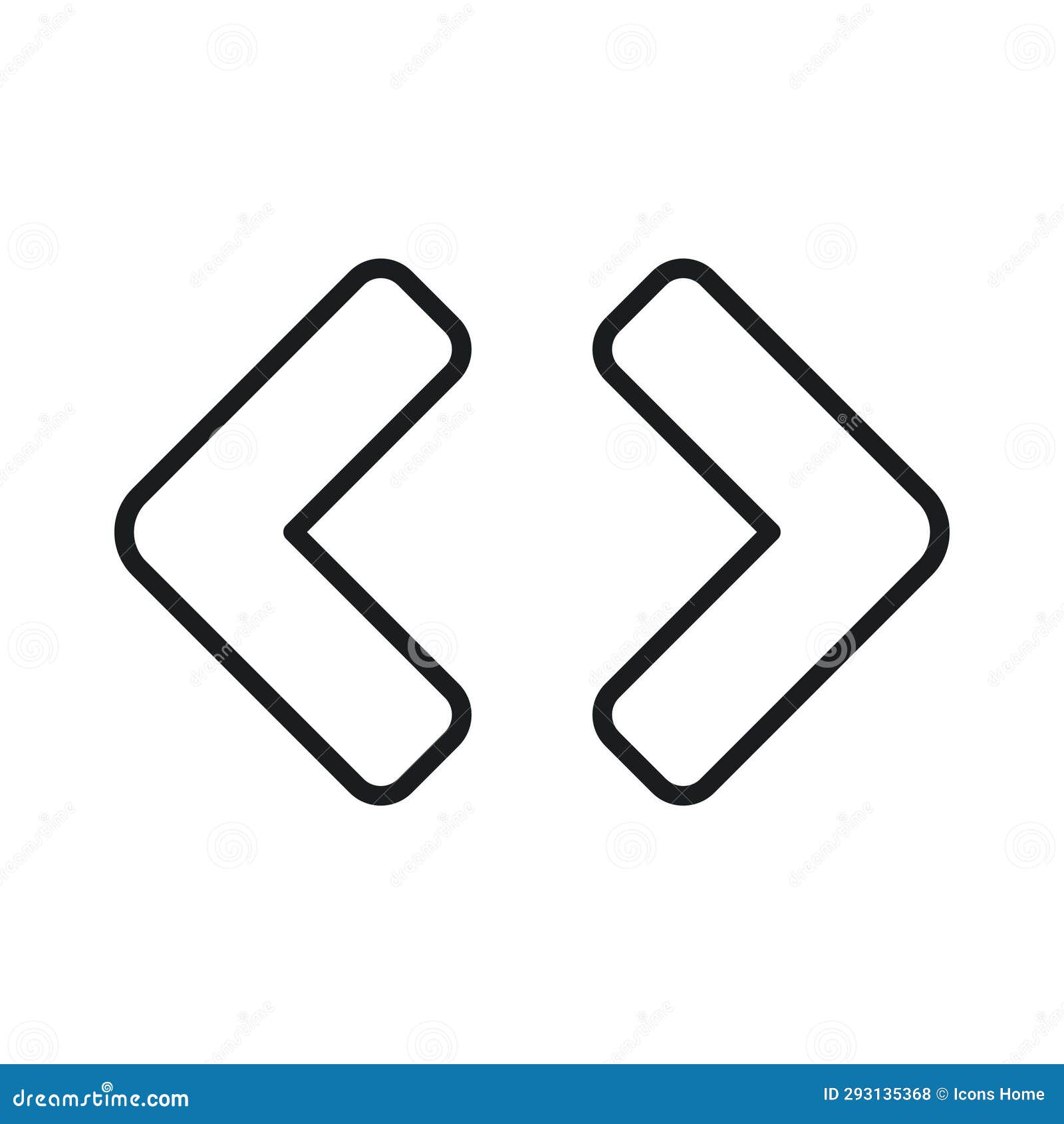 Horizontal Resize Arrows Vector Design Stock Vector - Illustration of ...