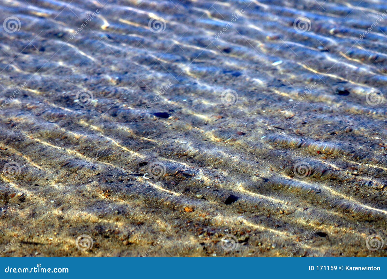 Horizontal Ripples on the Sea Stock Image - Image of reflecting ...
