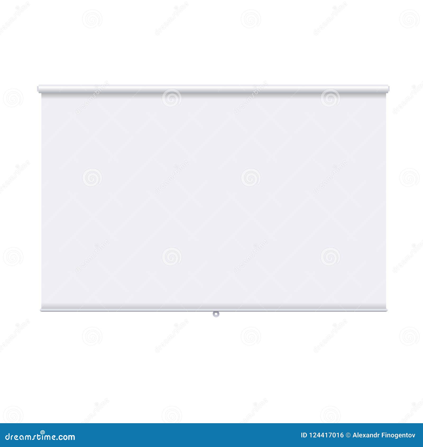 Horizontal Roll Up Banner Isolated On The White Background. Design ...